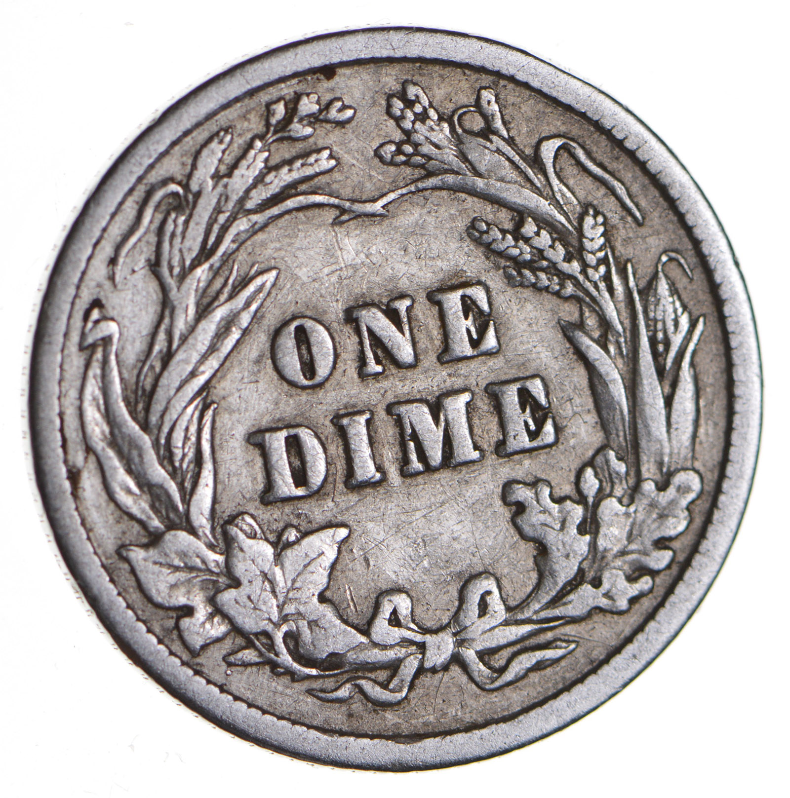 10c - Choice - 1907 - Barber Dime - Look at the Detail! | Property Room