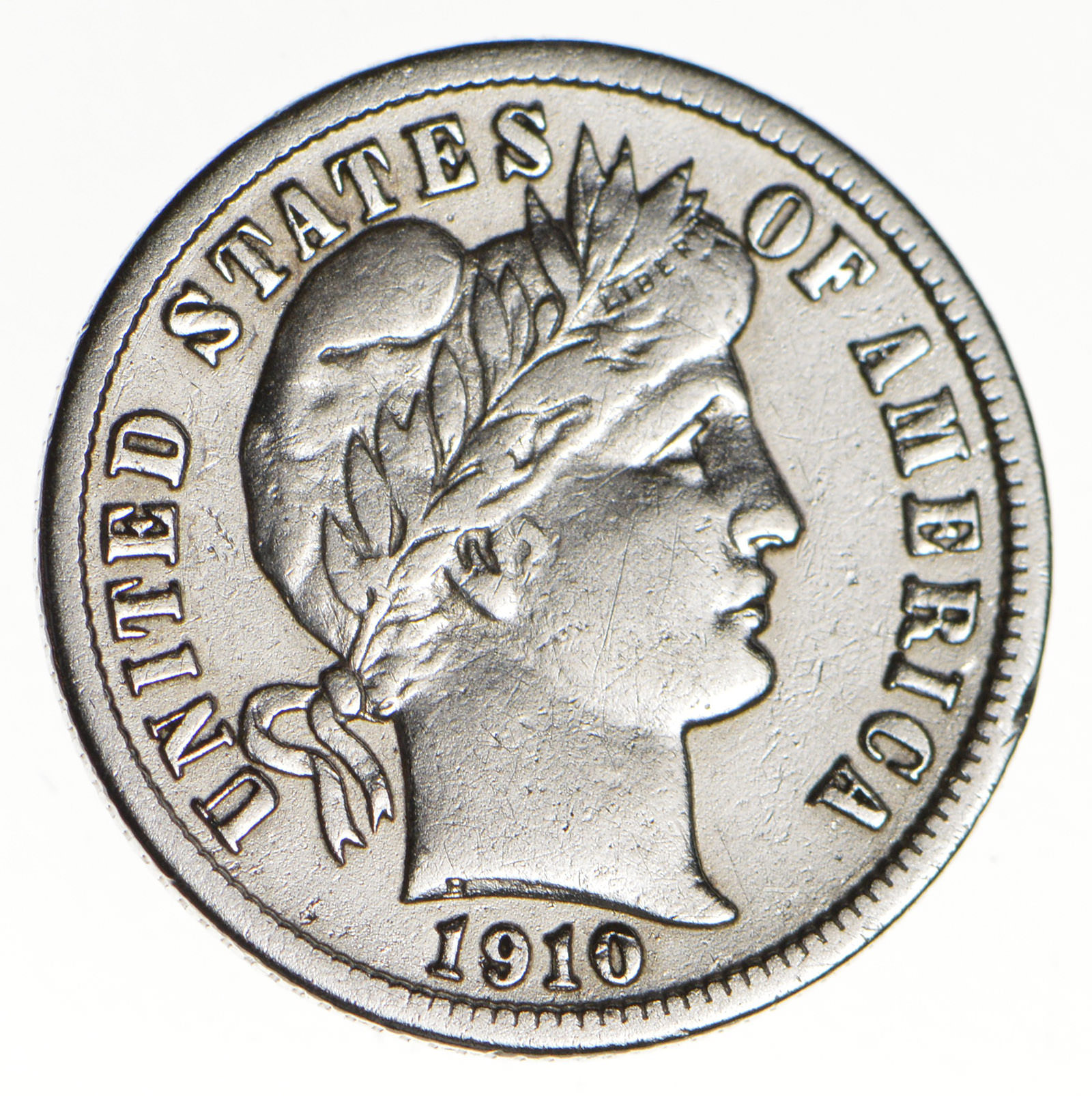 10c - Choice - 1910 - Barber Dime - Look at the Detail! | Property Room
