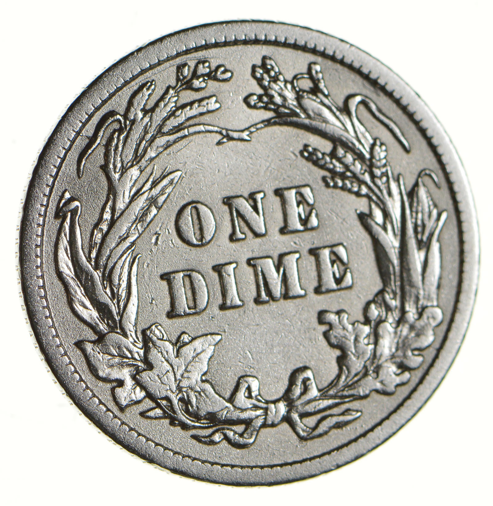 10c - Choice 1910 Barber Dime - Look at the Detail! | Property Room