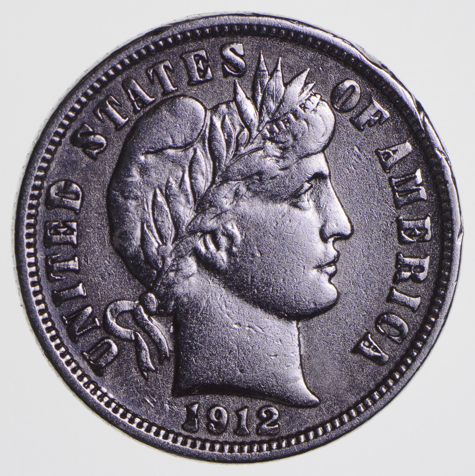 10c - Choice - 1912 - Barber Dime - Look at the Detail! | Property Room