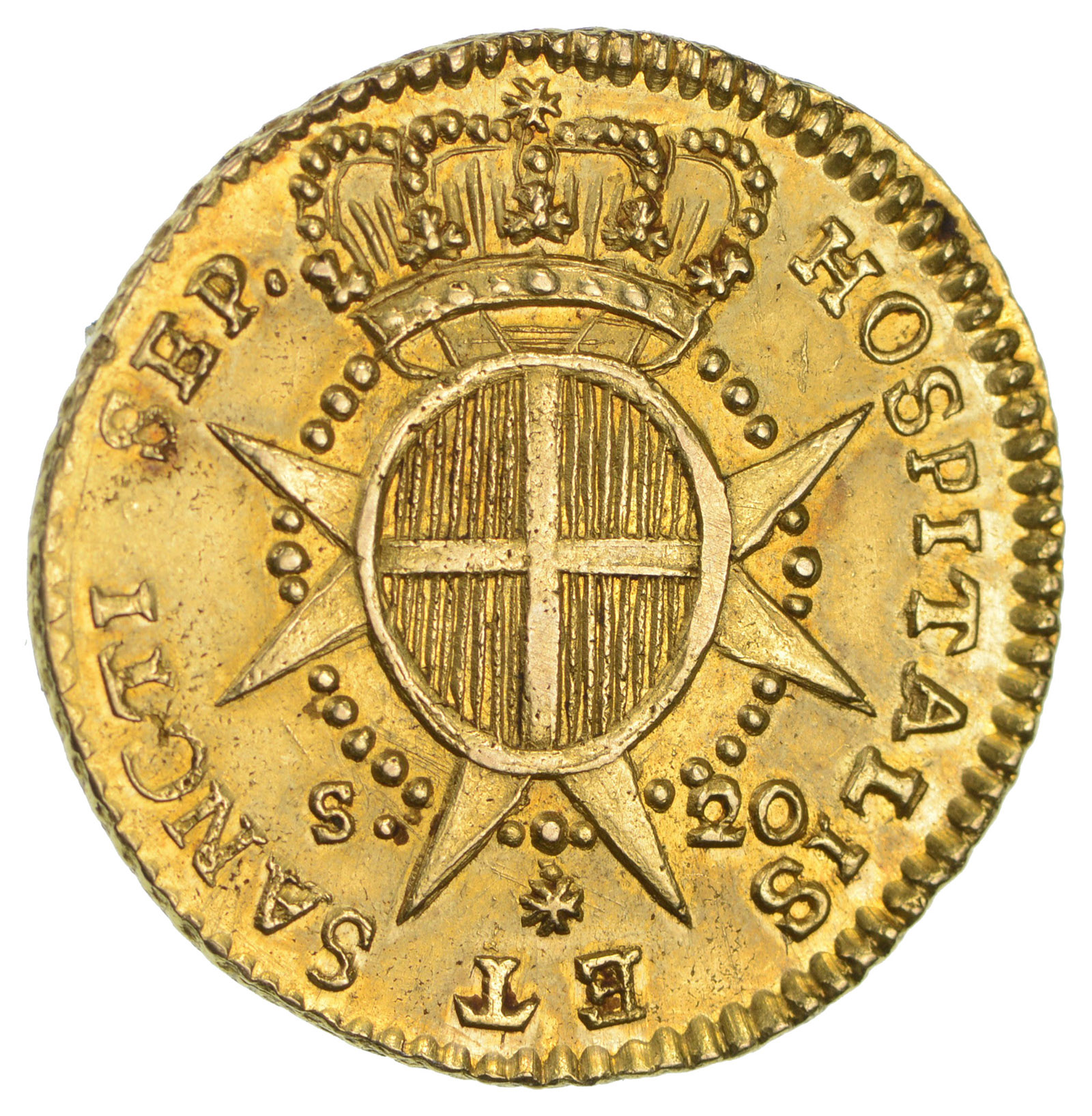 1764 Order of Malta 20 Scudi Gold Coin - Rare | Property Room