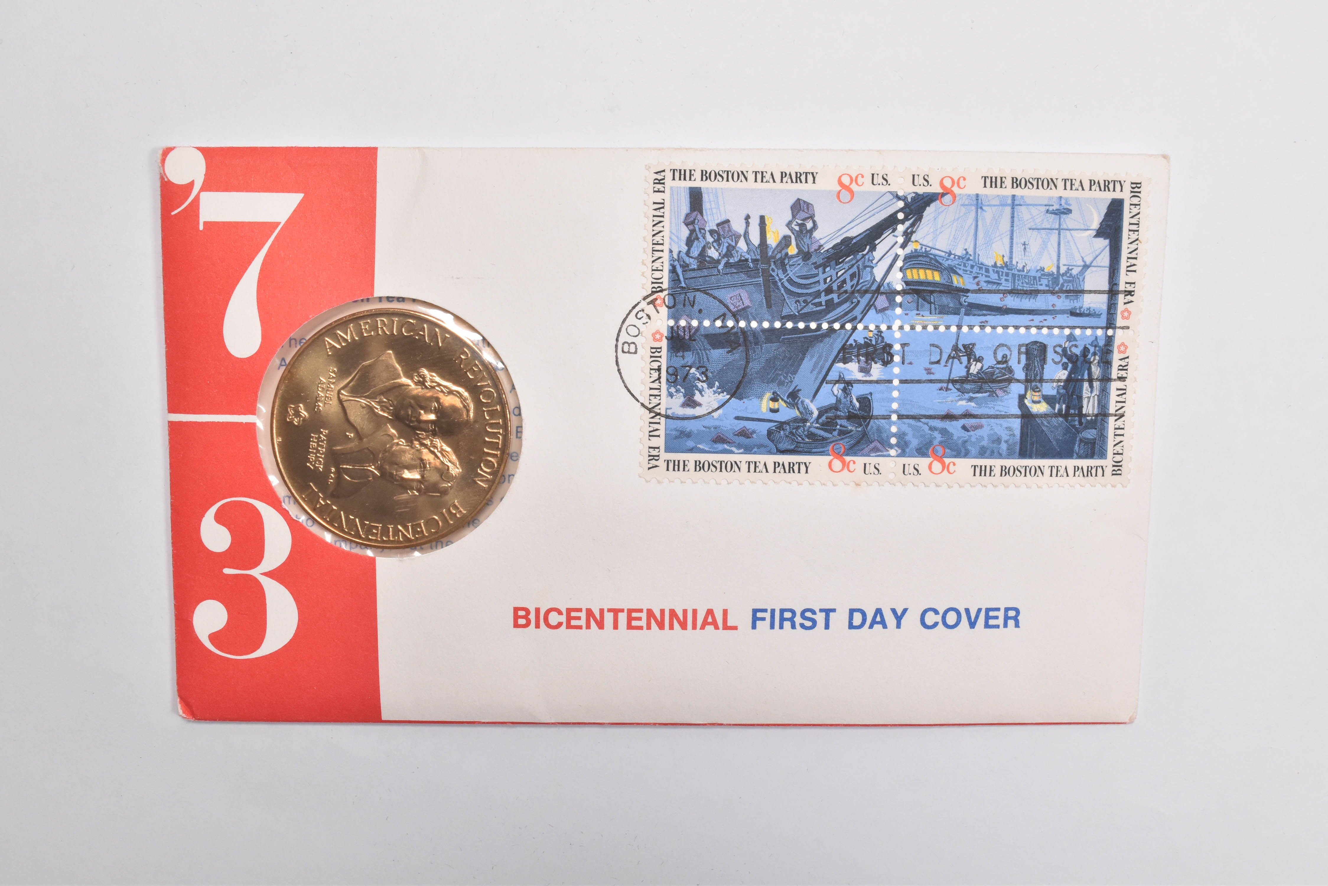 1776-1976 BiCentennial American Revolution US Mint Medal Coin Stamp ...