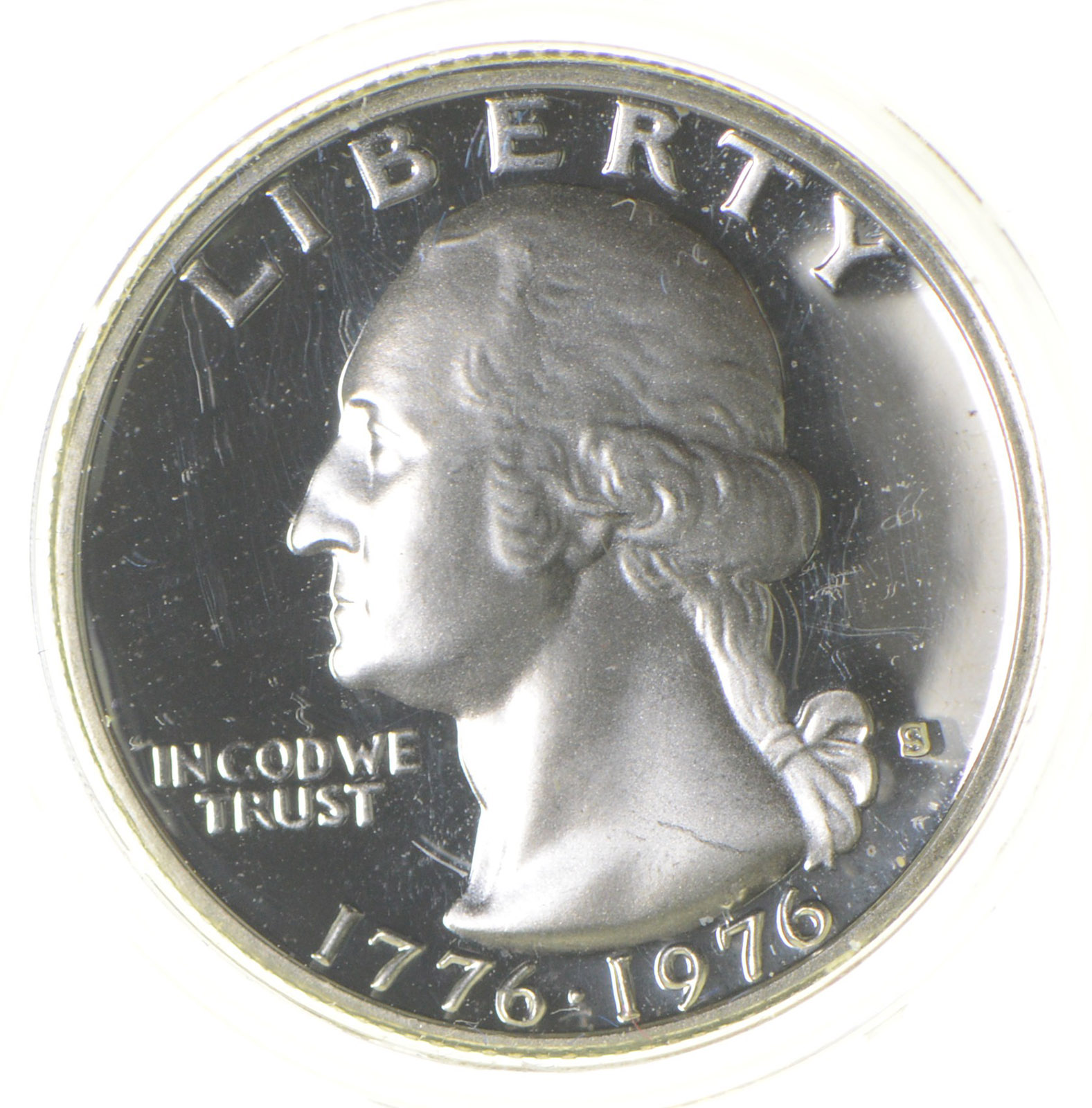 1776-1976 Washington Silver Bicentennial Quarter - 40% Silver - San ...