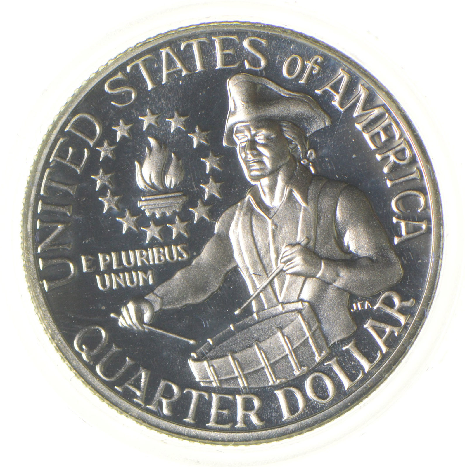 1776-1976 Washington Silver Bicentennial Quarter - 40% Silver - San ...