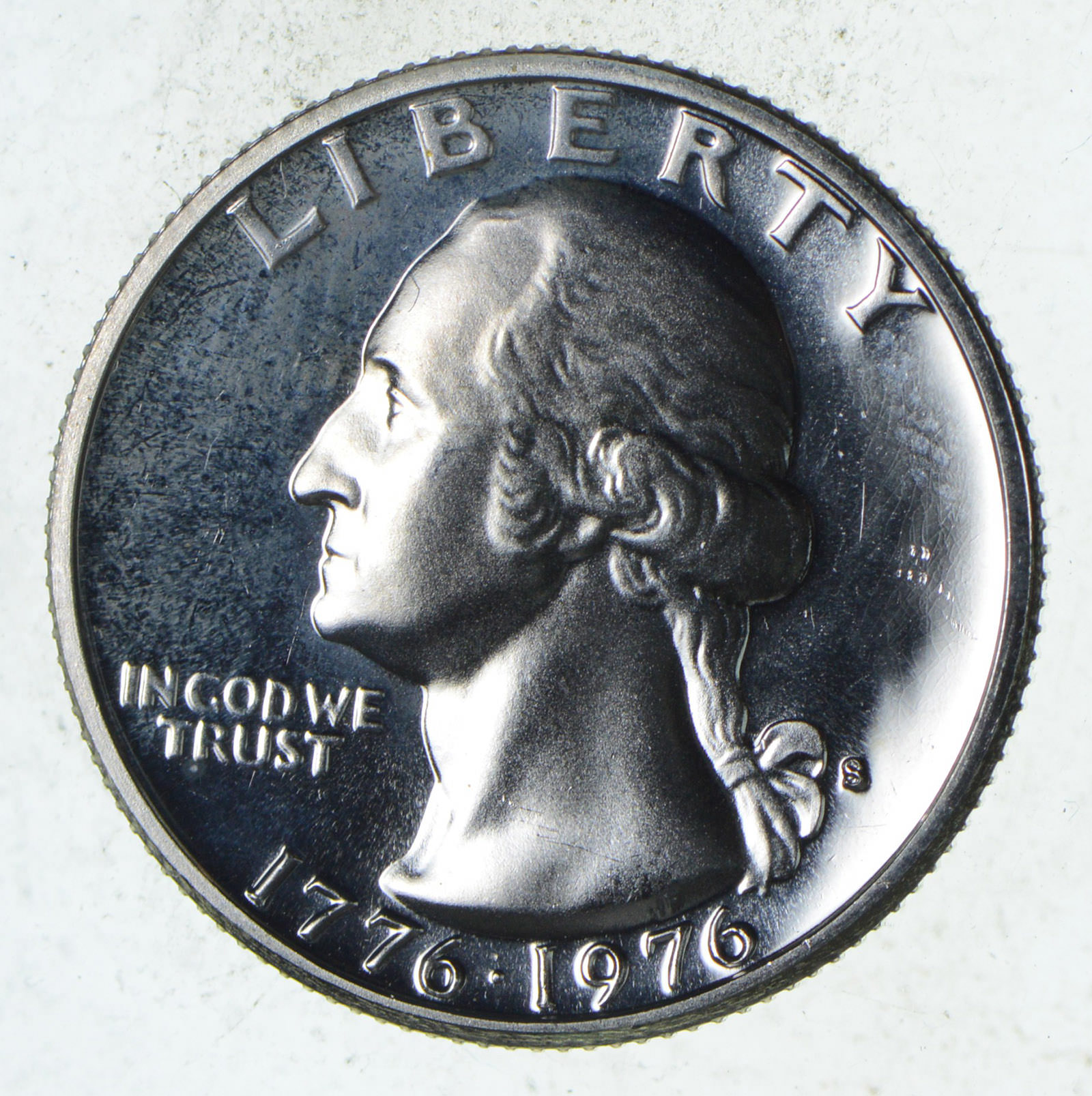 1776-1976 Washington Silver Bicentennial Quarter - 40% Silver - San ...