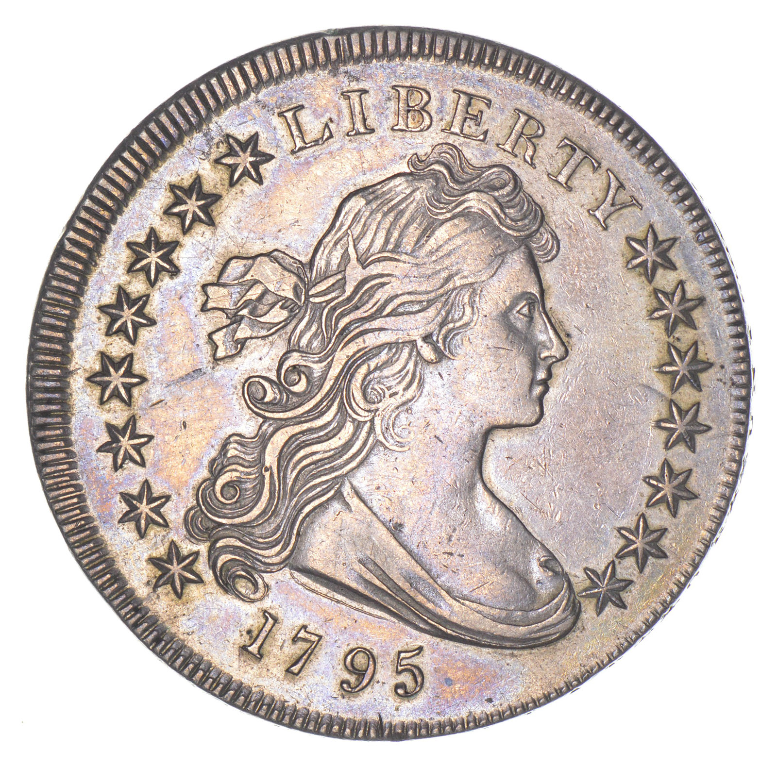 1795 Draped Bust Silver Dollar - Uncentered Bust -Nice Specimen ...