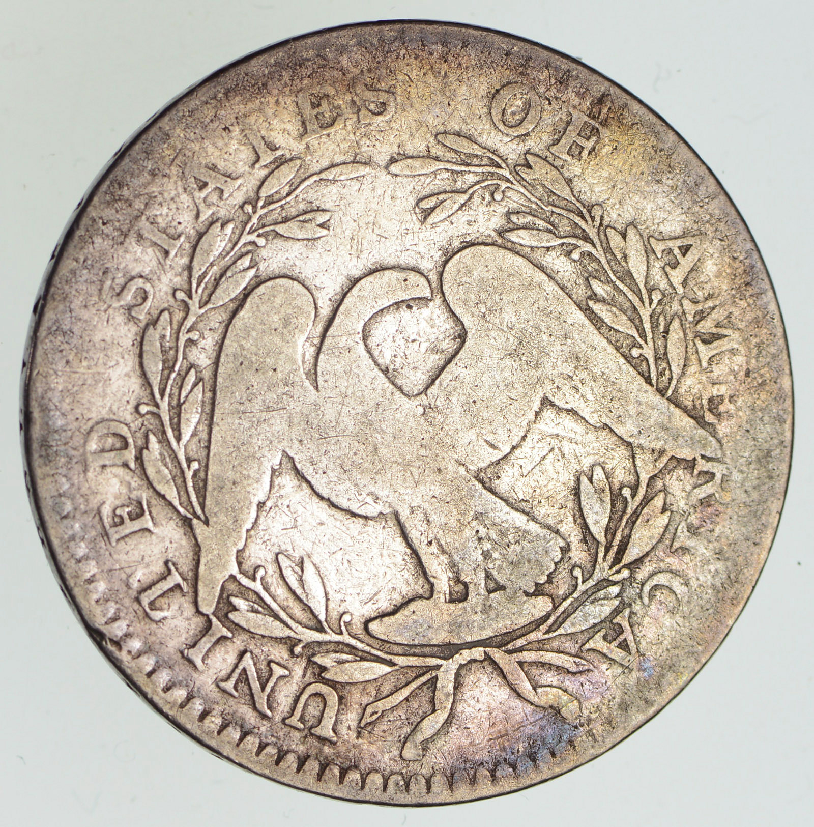 1795 Flowing Hair Silver Half Dollar - Two Leaves - Circulated | Property Room