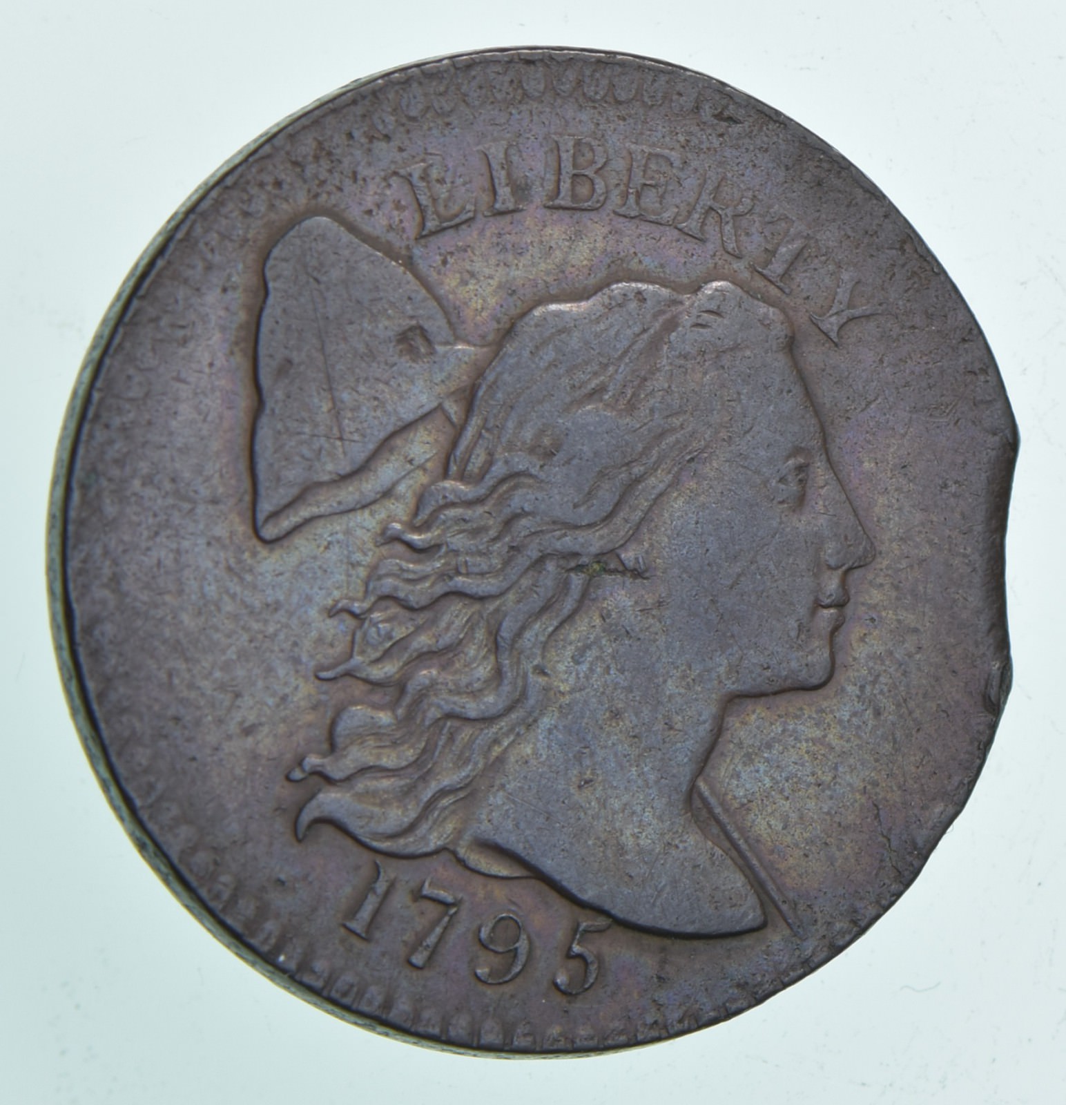 1795 Liberty Cap Large Cent - Clipped Planchet | Property Room