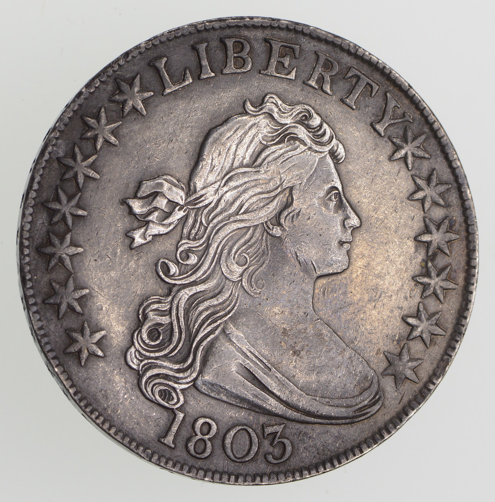 1803 Draped Bust Half Dollar - Near Uncirculated | Property Room