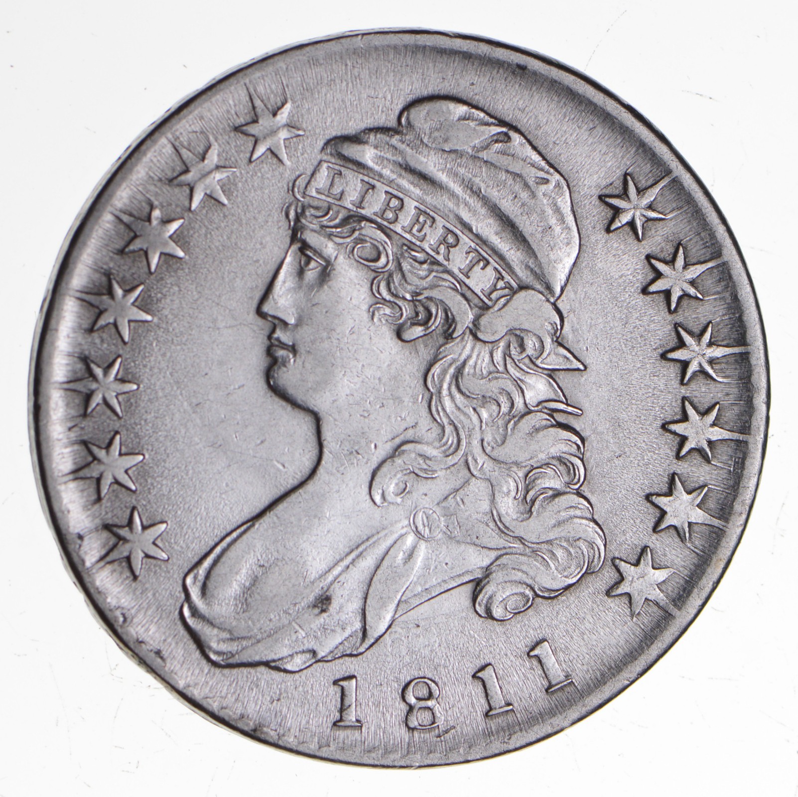 1811 Capped Bust Half Dollar - Small 8 - Near Uncirculated | Property Room