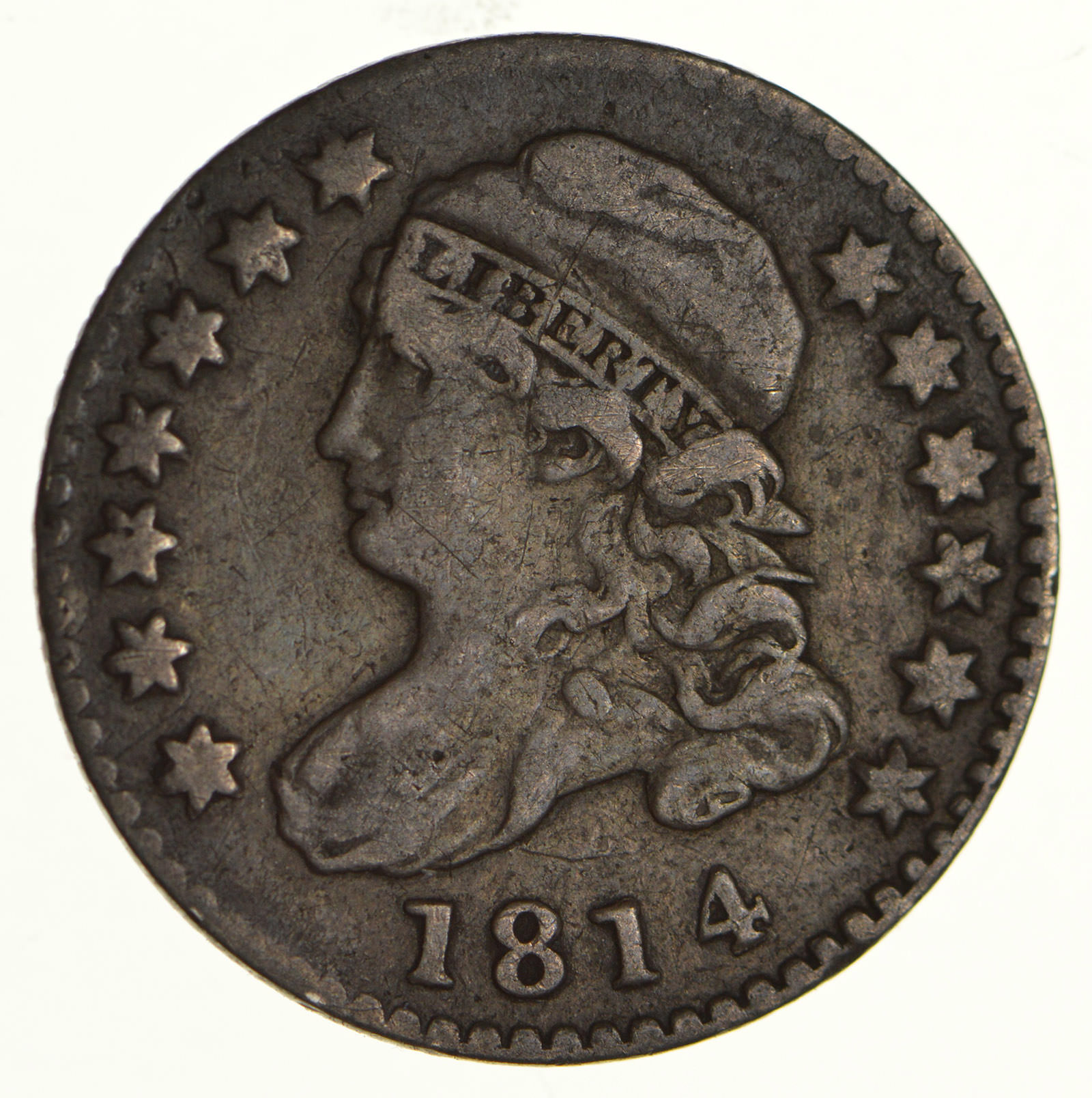1814 Capped Bust Dime - States of America - Circulated | Property Room
