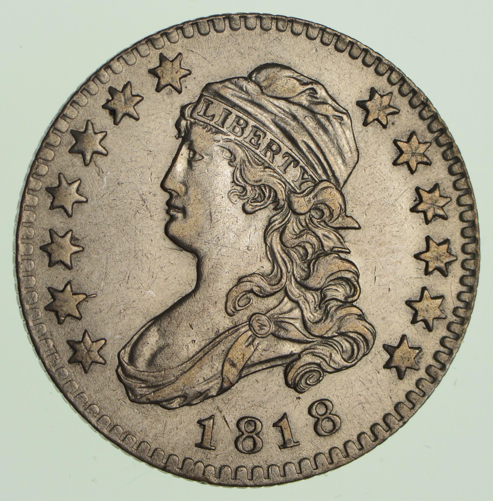 1818 Capped Bust Quarter - Circulated | Property Room