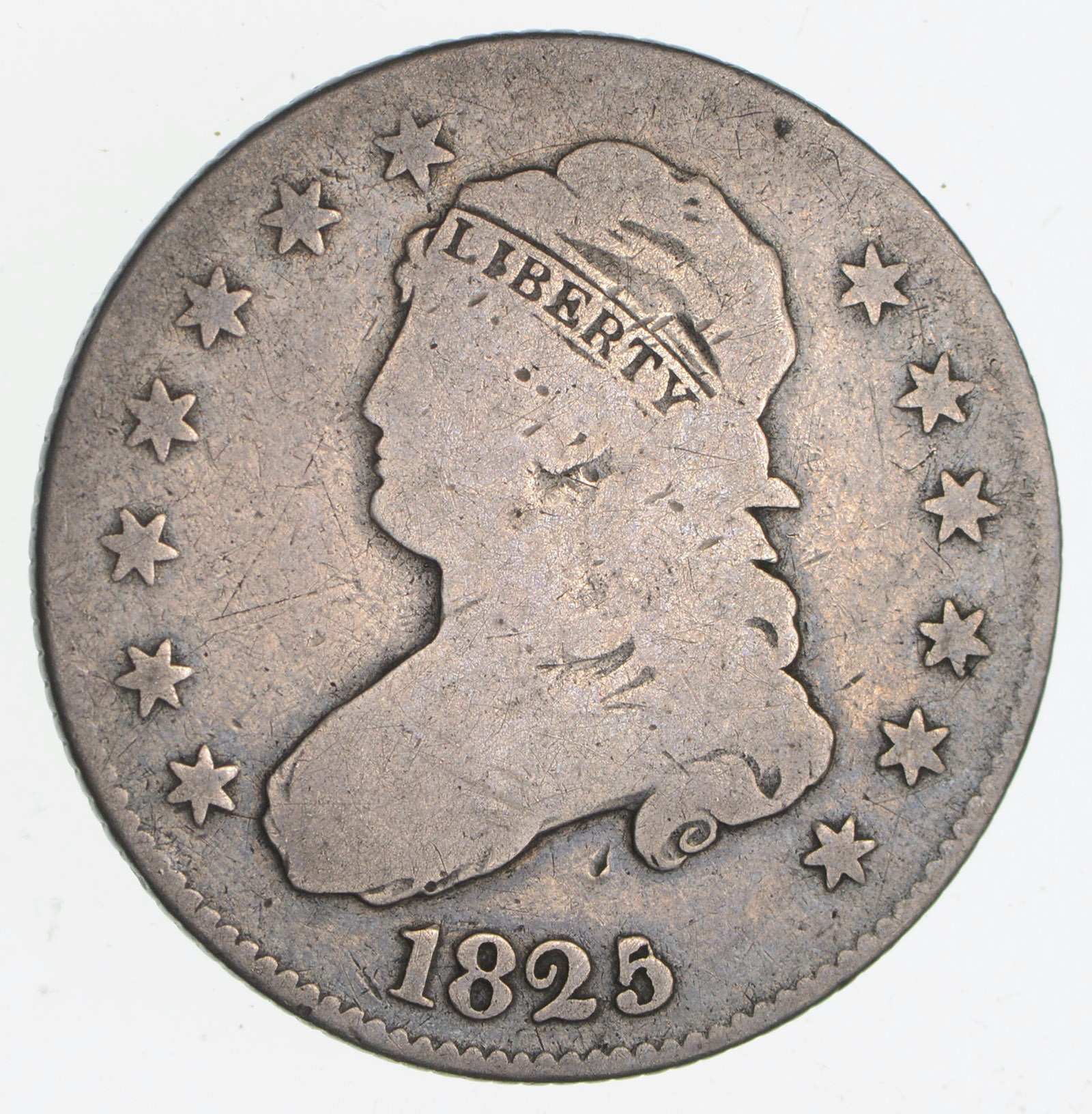 1825 Capped Bust Quarter- Circulated | Property Room