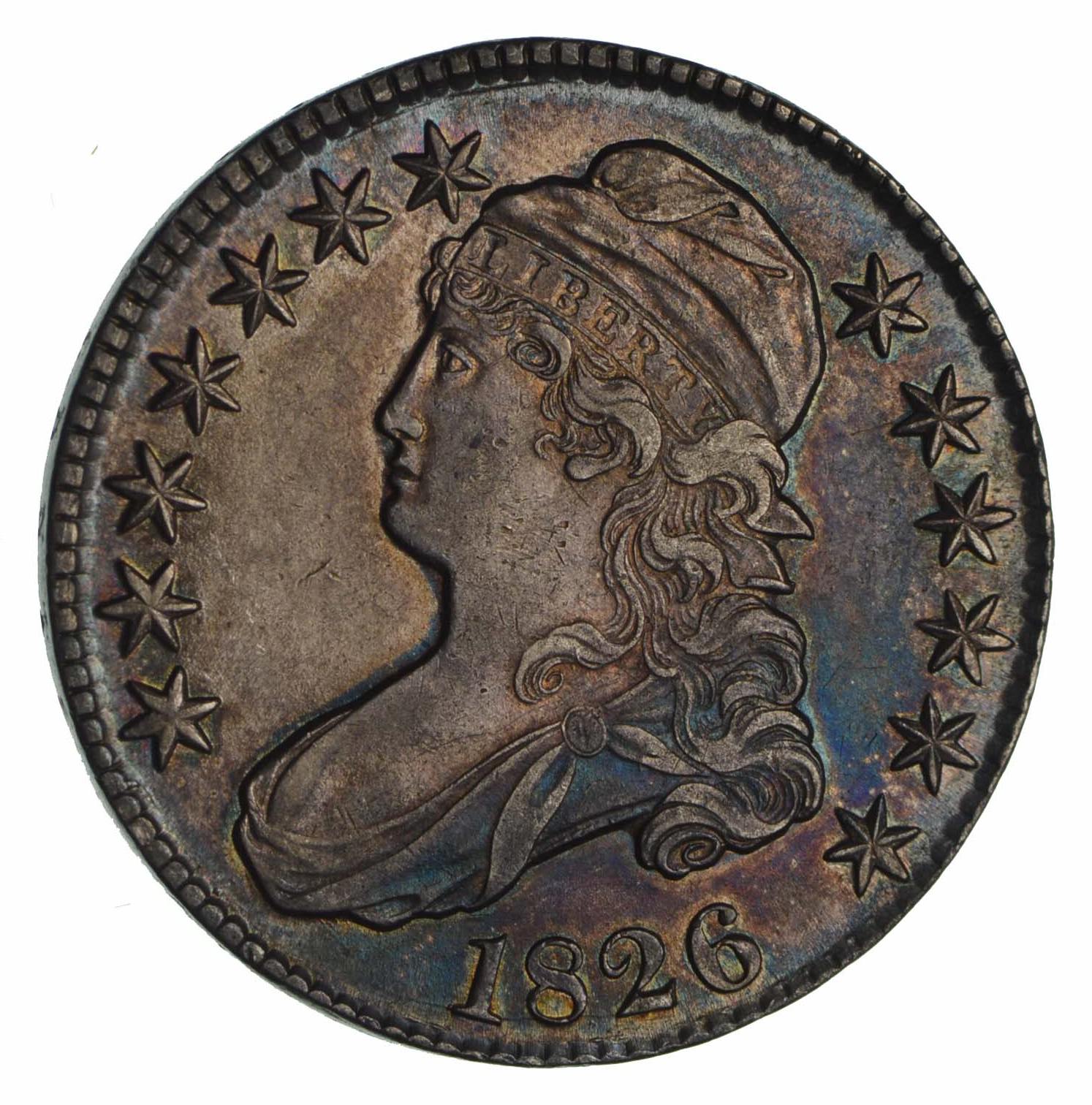 1826 Capped Bust Half Dollar - Circulated | Property Room