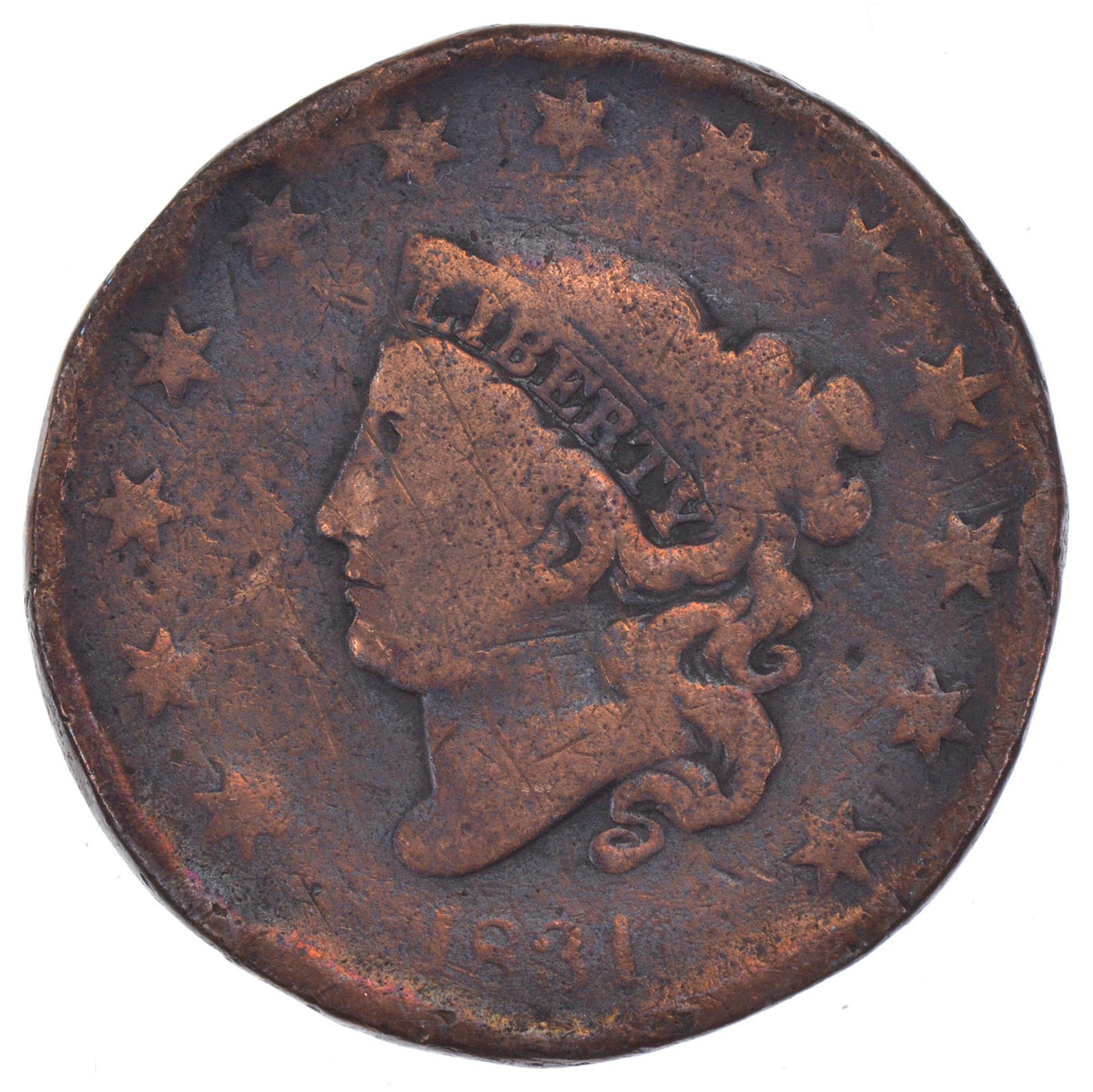 1831 - US Type Coin Matron Head Large Cent | Property Room