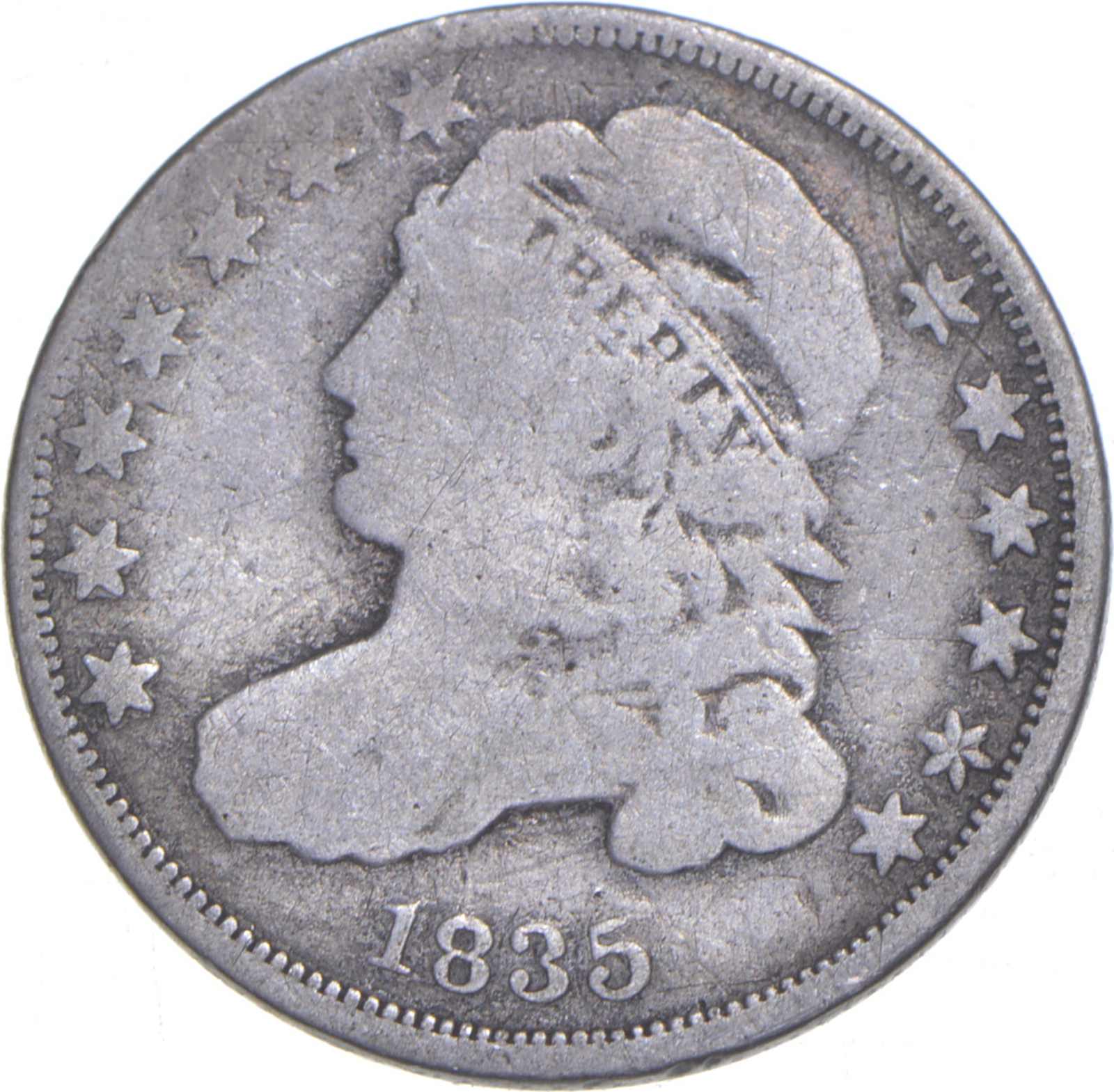 1835 Capped Bust Dime - Charles Coin Collection | Property Room