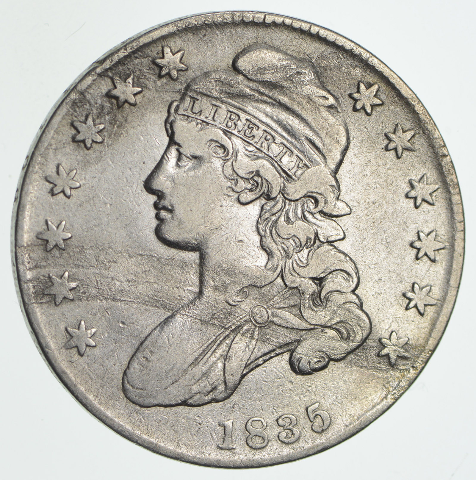 1835 Capped Bust Half Dollar - Circulated | Property Room
