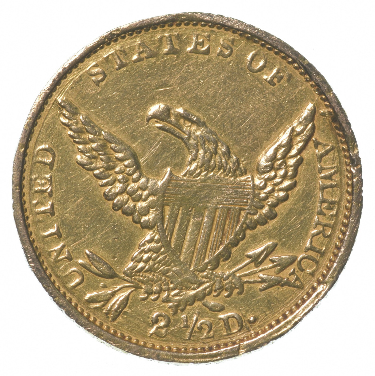 1837 $2.50 Classic Head Gold Quarter Eagle | Property Room