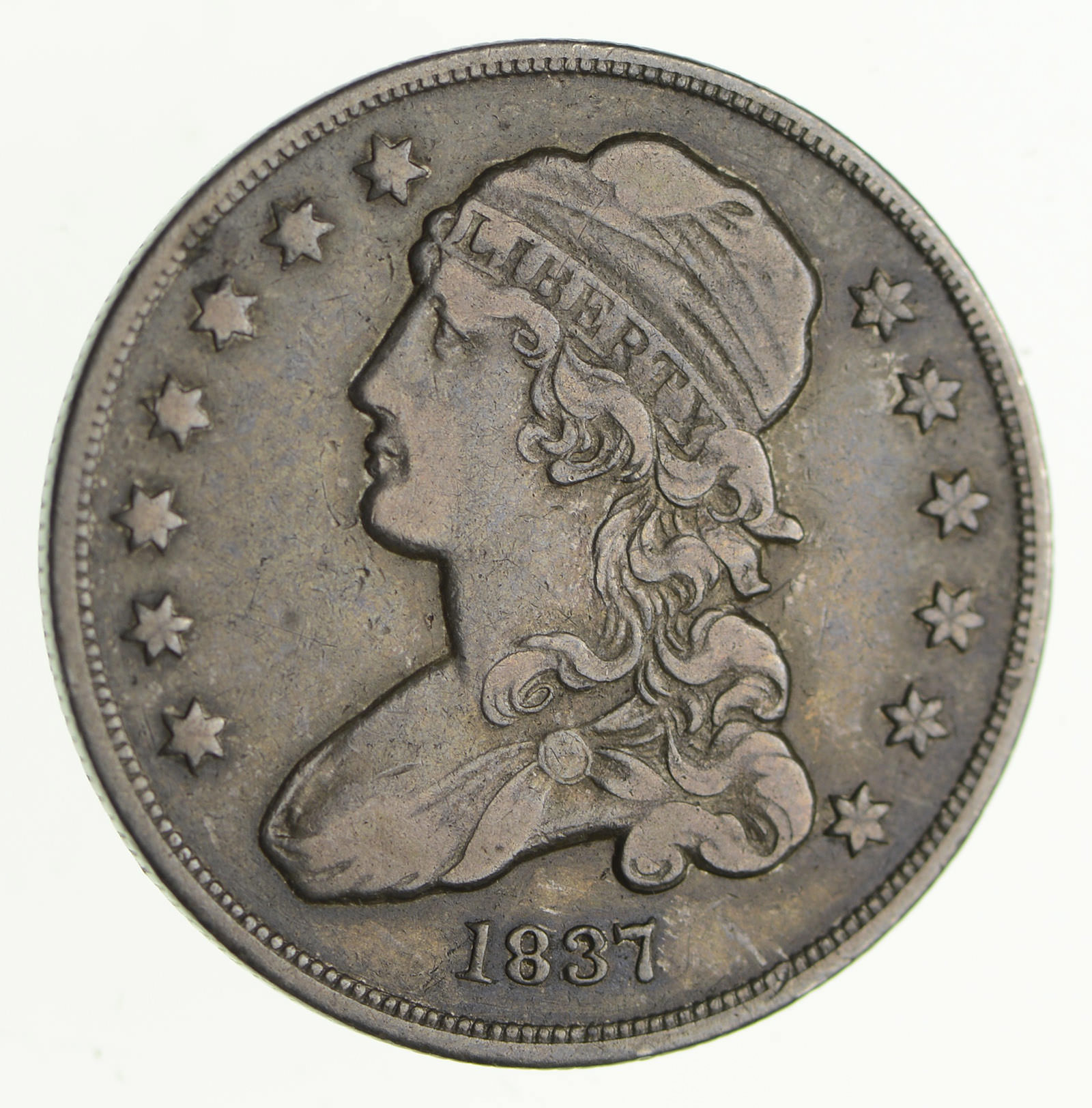 1837 Capped Bust Quarter - Circulated | Property Room