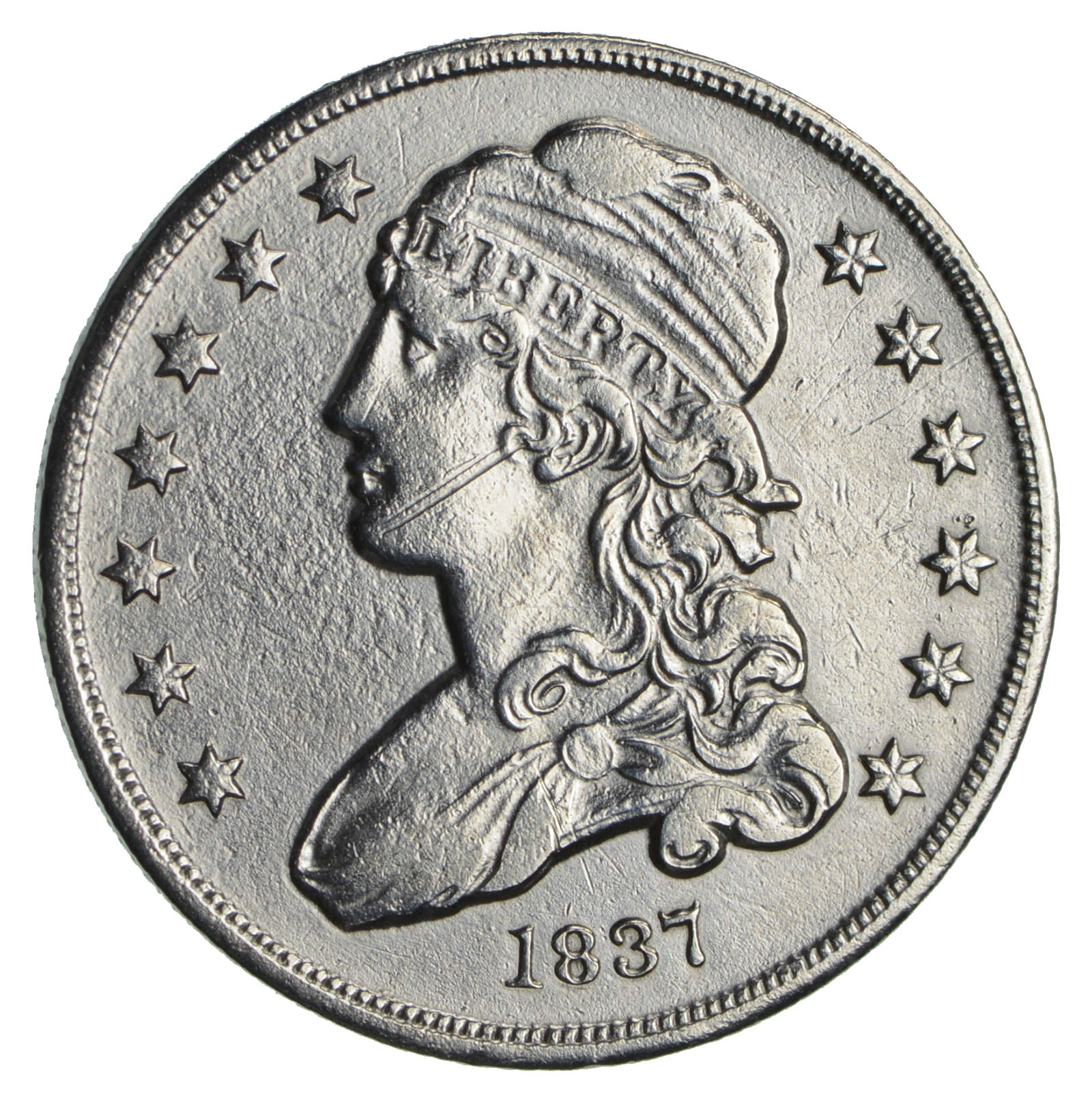 1837 Capped Bust Quarter- Near Uncirculated | Property Room