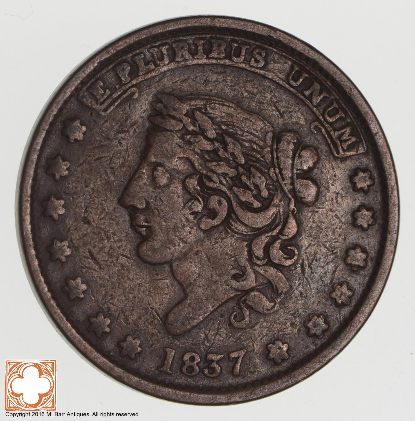 1837 Liberty / Millions For Defence Not One Cent For Tribute Hard Times ...