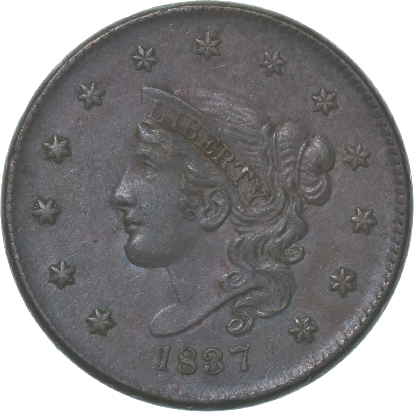 1837 Young Head Large Cent | Property Room