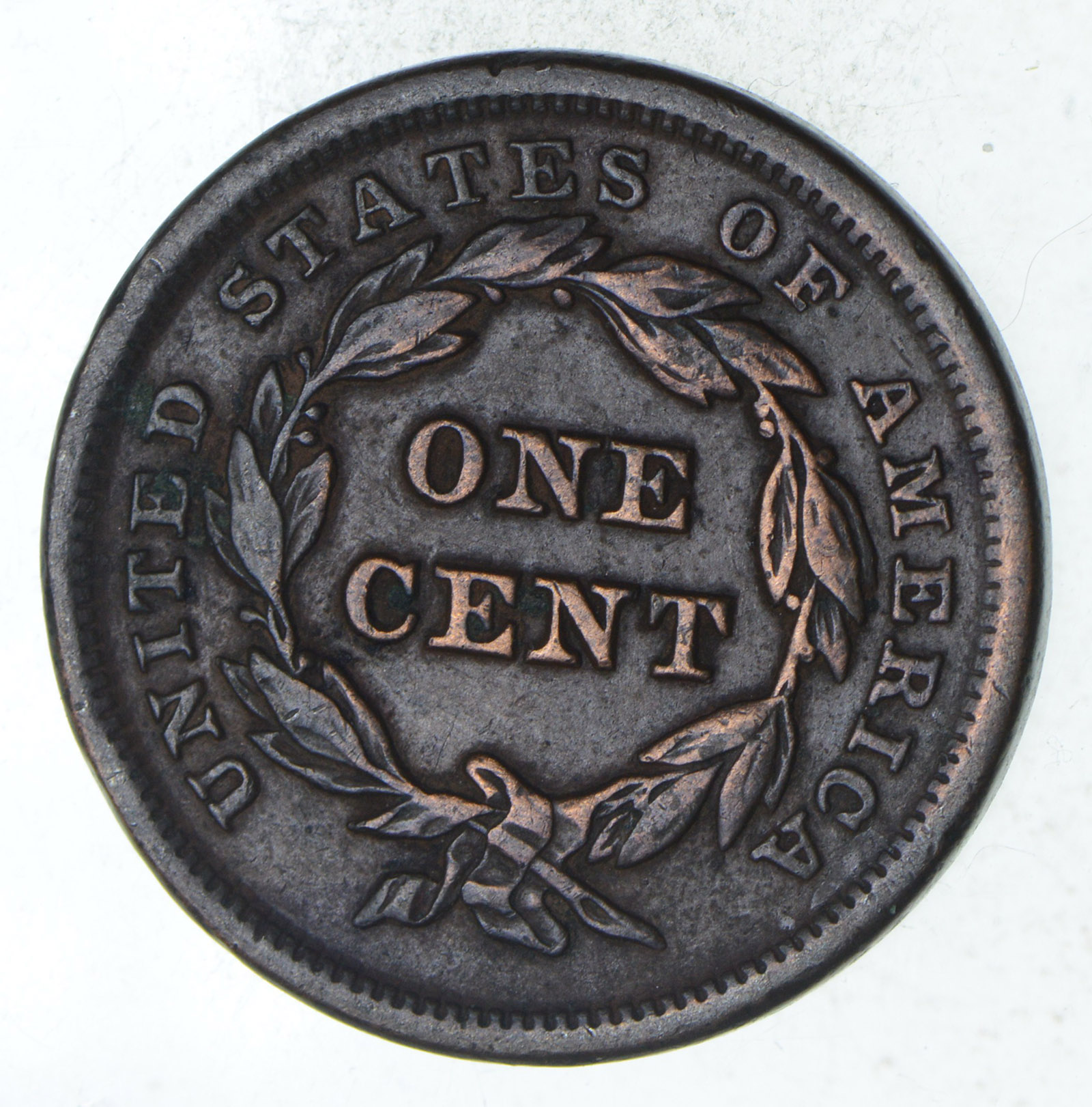 1841 Braided Hair Large Cent - Circulated | Property Room