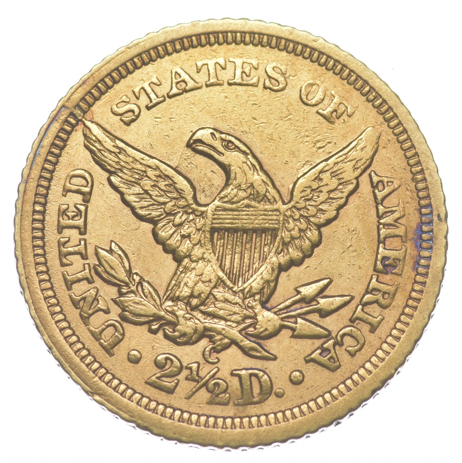 1841-C $2.50 Liberty Head Gold Quarter Eagle | Property Room