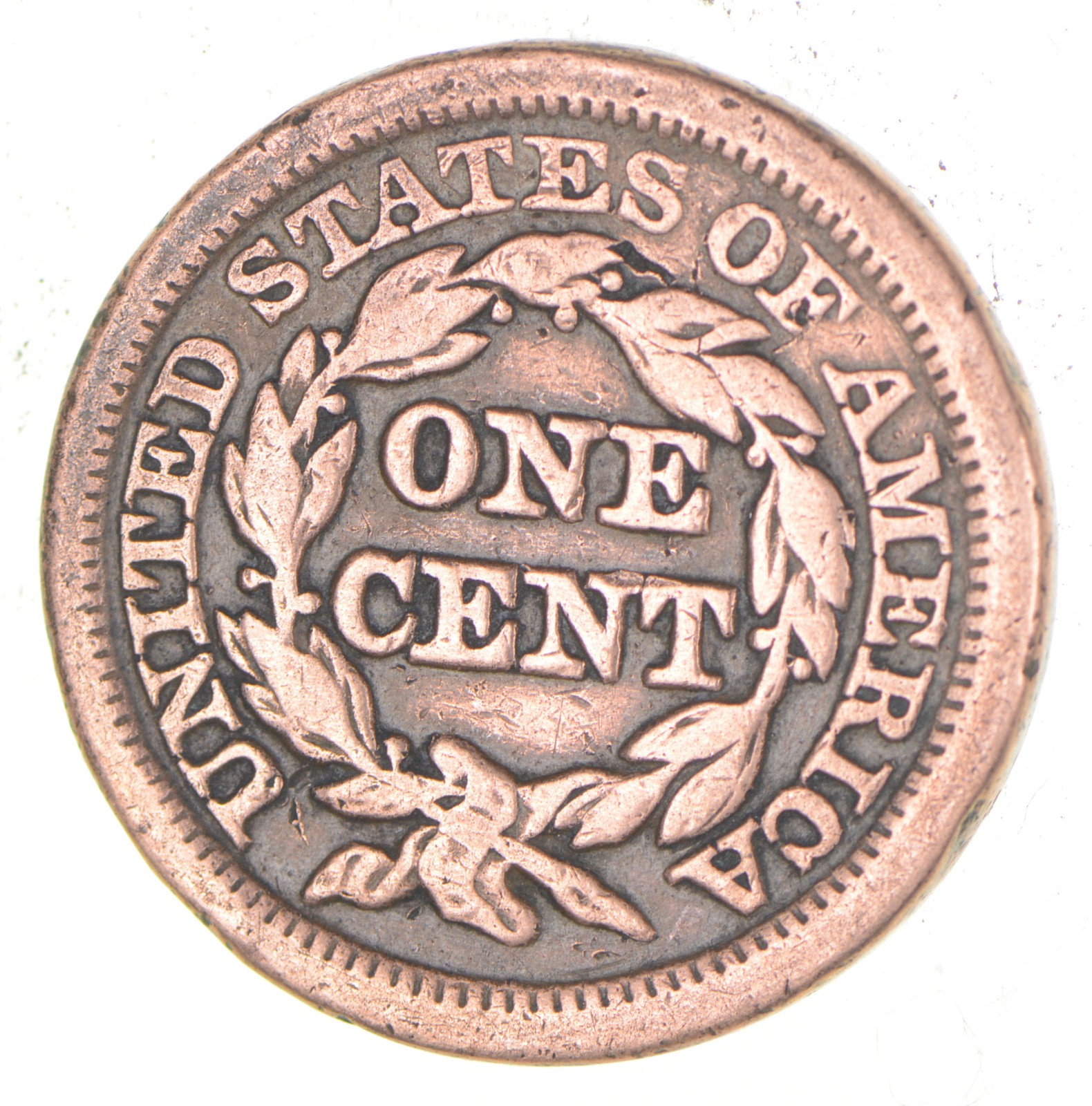 1847 - US Type Coin Braided Hair Large Cent | Property Room