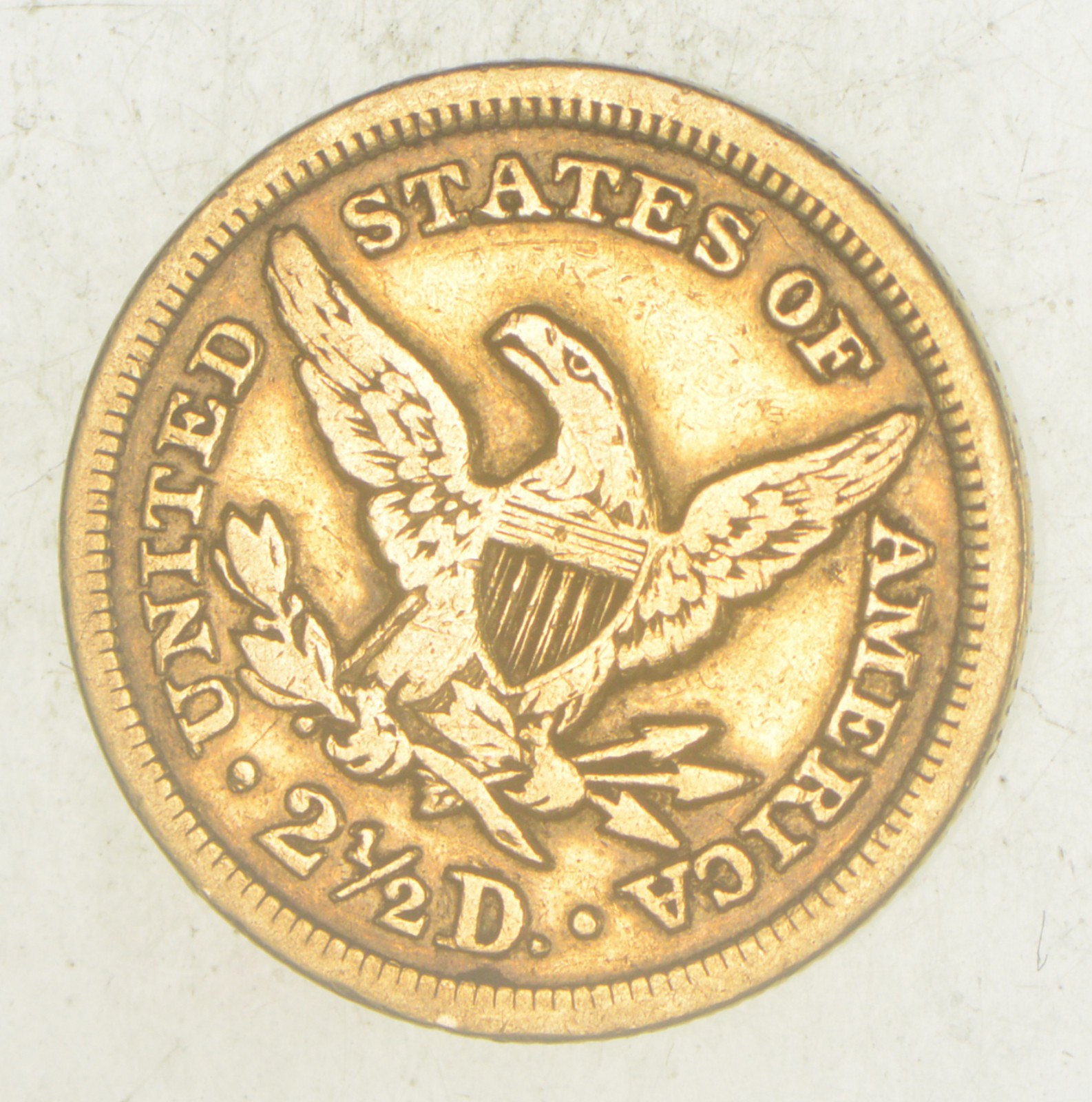 1849 $2.50 Liberty Head Gold Quarter Eagle | Property Room