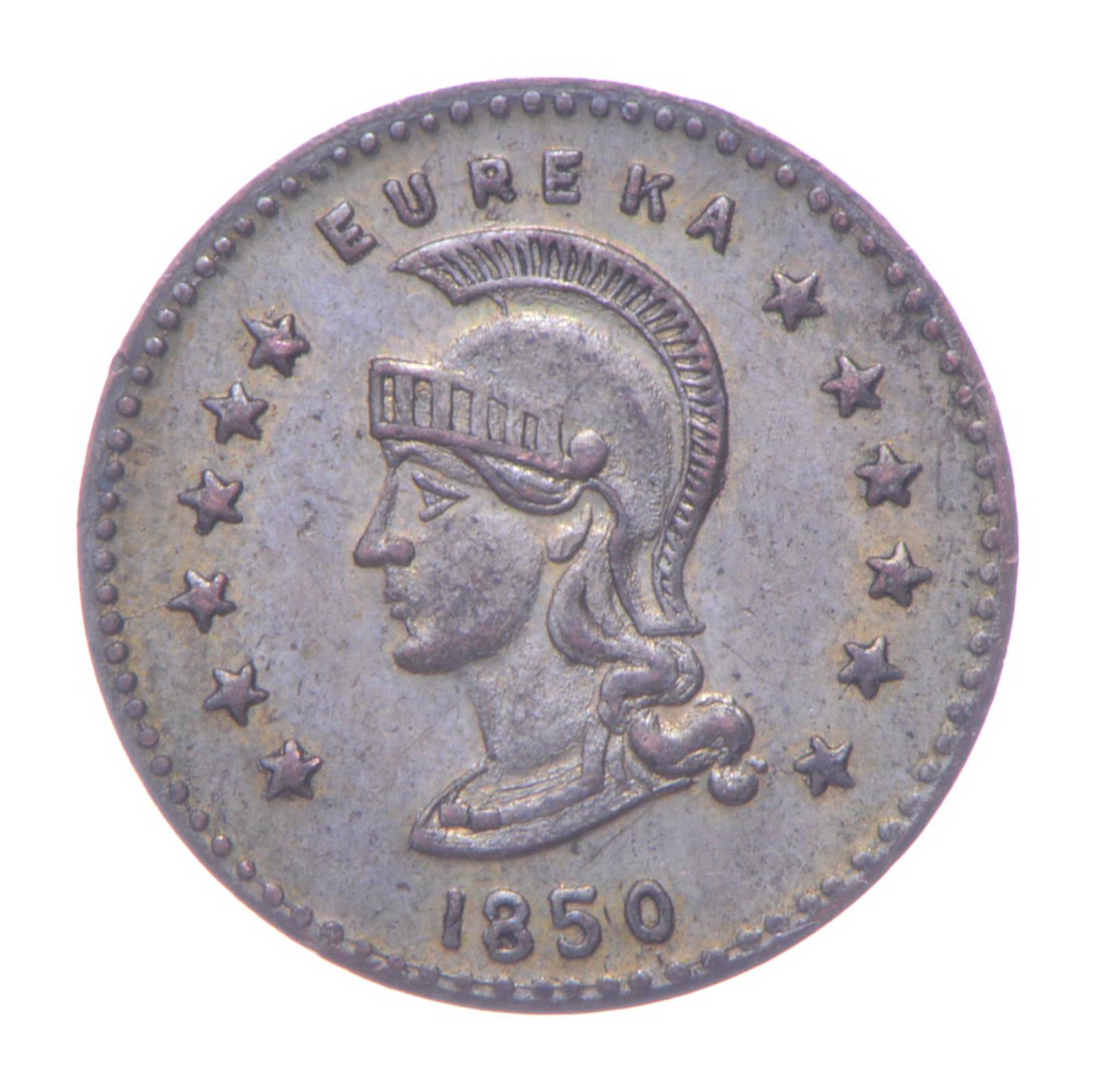 1850 Liberty Head California Gold Rush Souvenir Token | Property Room