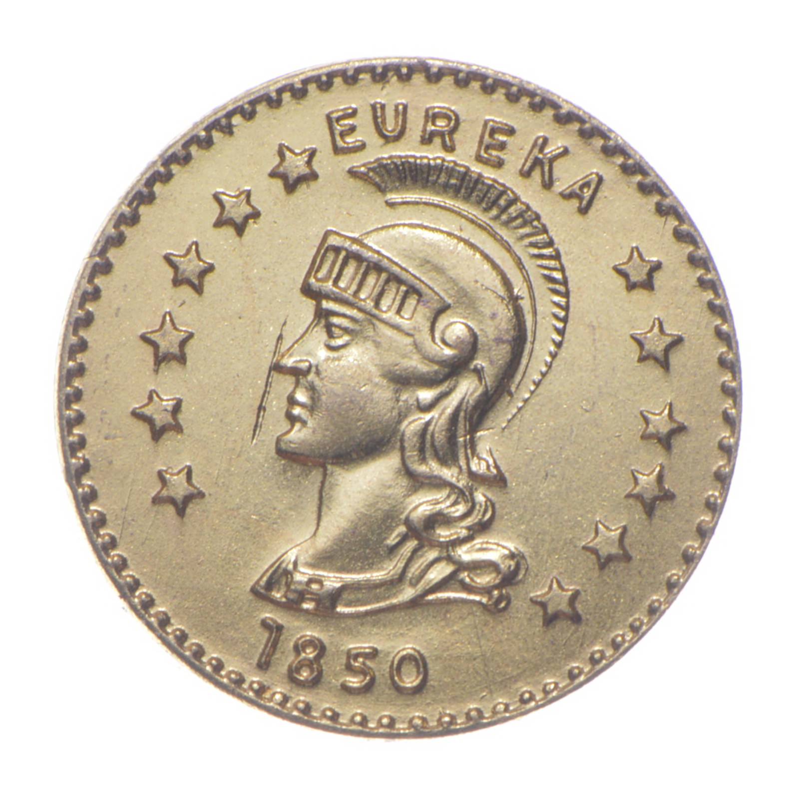 1850 Liberty Head California Gold Rush Souvenir Token | Property Room