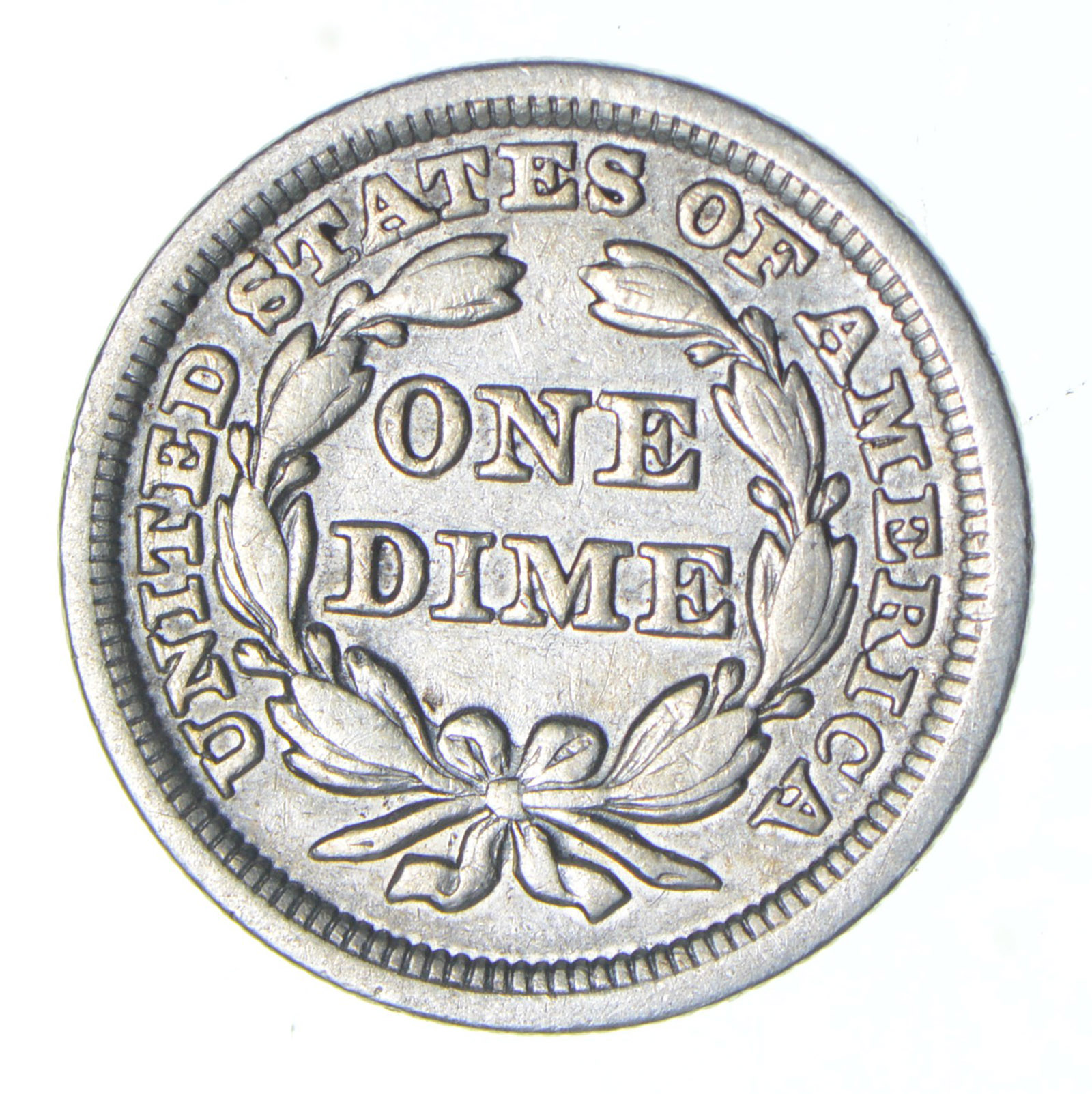 1850 Seated Liberty Silver Dime - Choice | Property Room