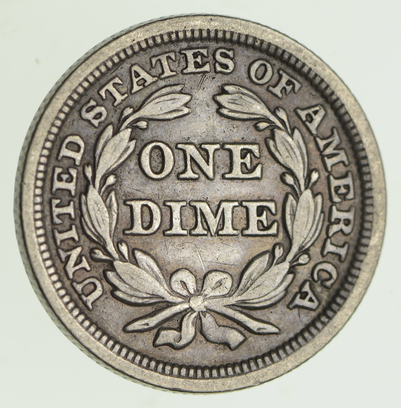 1850 Seated Liberty Silver Dime - Circulated | Property Room