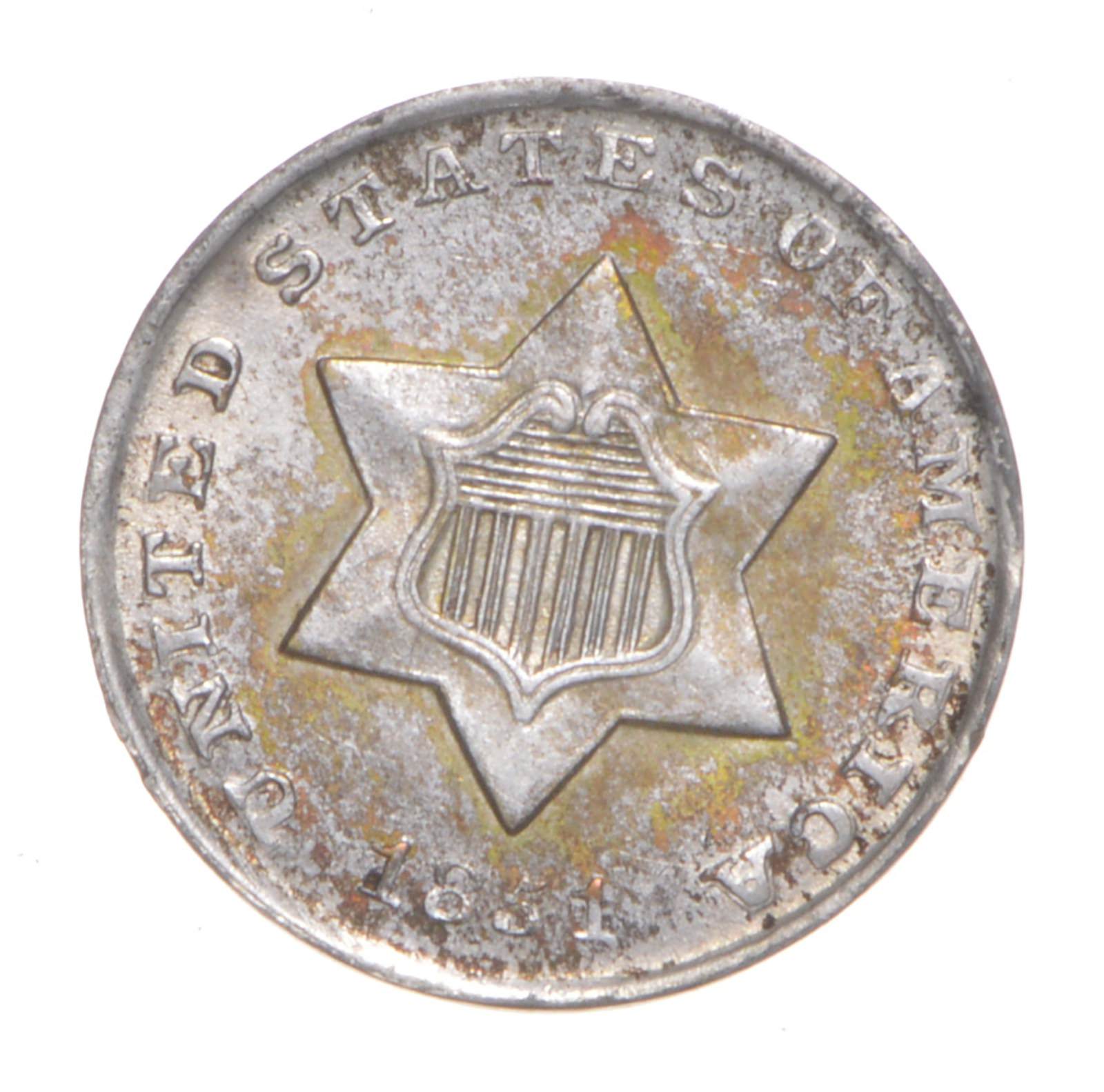 1851 Silver Three Cent Piece | Property Room