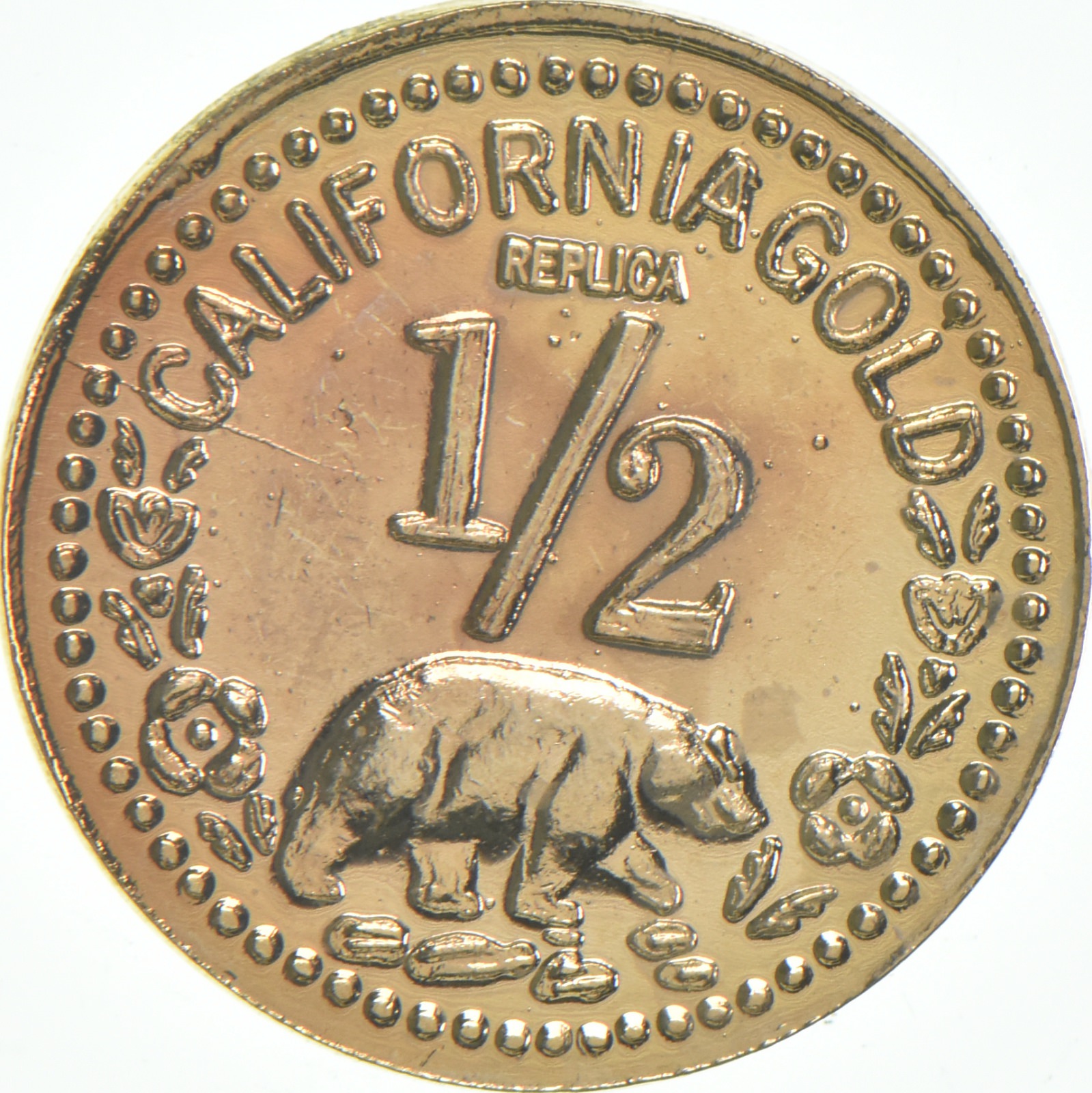 1852 Indian Head Round California Gold Rush Souvenir Token | Property Room