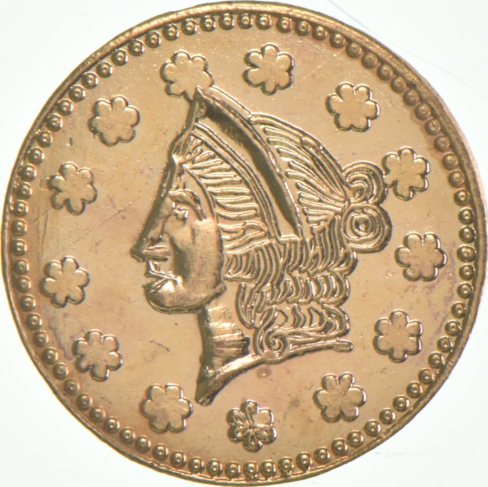 1852 Liberty Round California Gold Rush Souvenir Token | Property Room