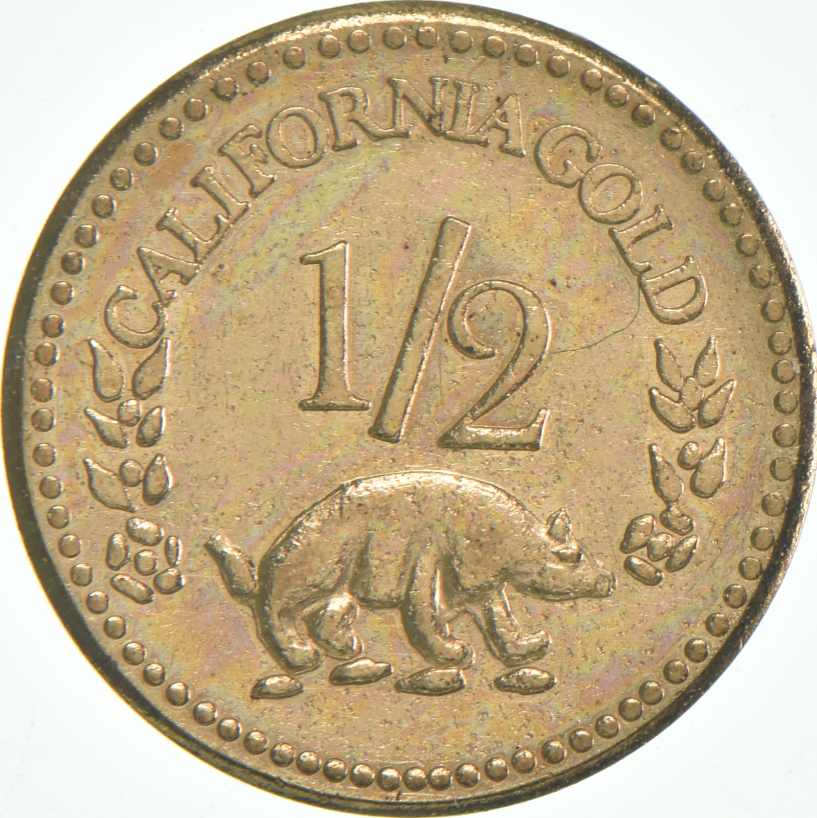 1853 Liberty Round California Gold Rush Souvenir Token | Property Room