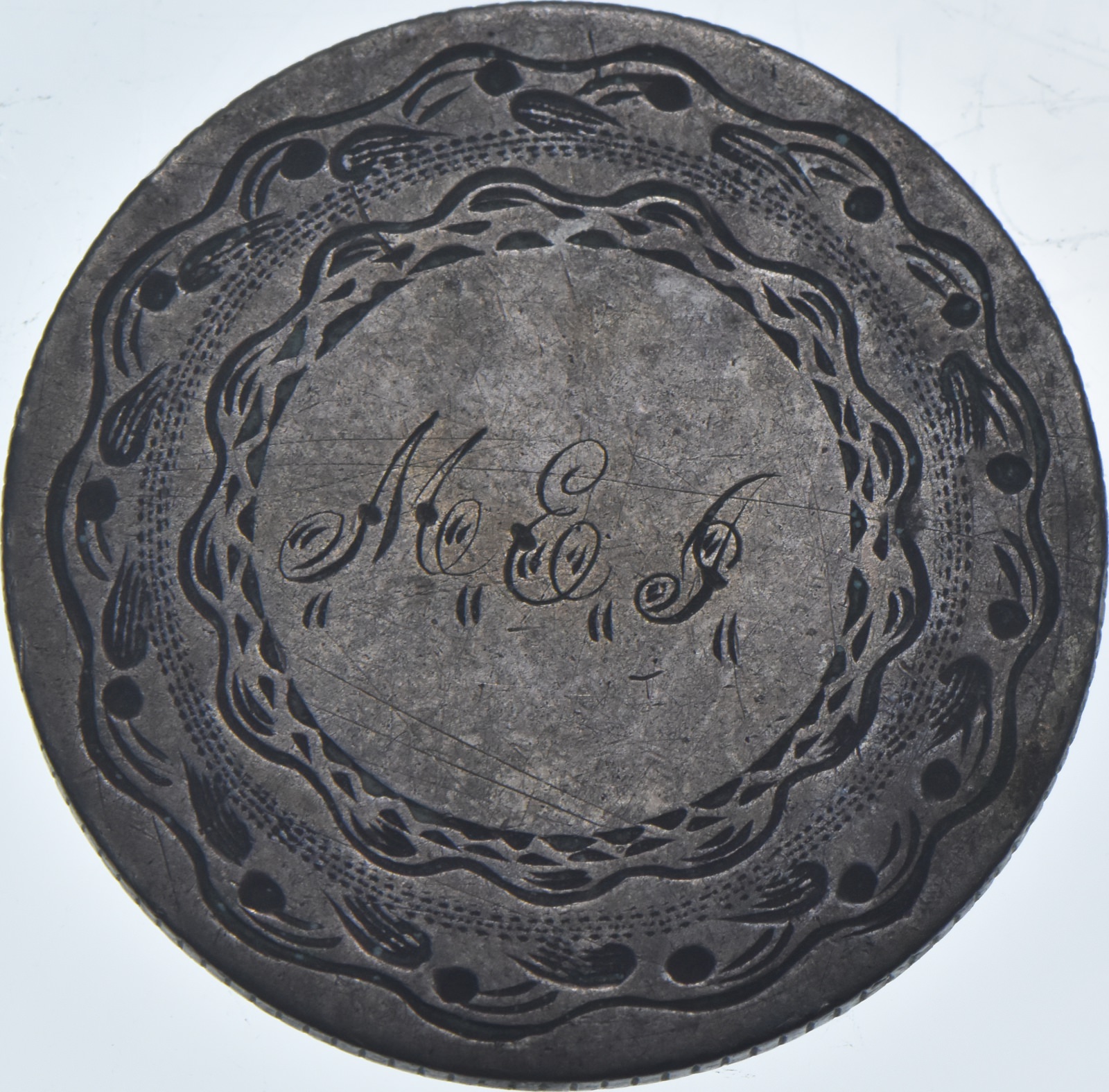 1853 Seated Liberty Quarter - Love Token | Property Room