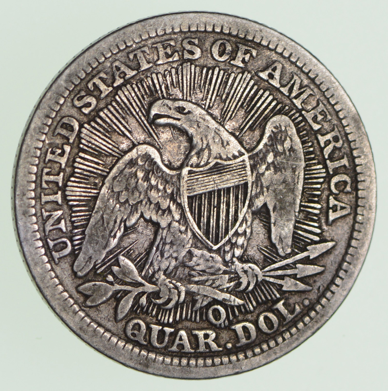 1853-O Seated Liberty Quarter - Arrows & Rays - Circulated | Property Room