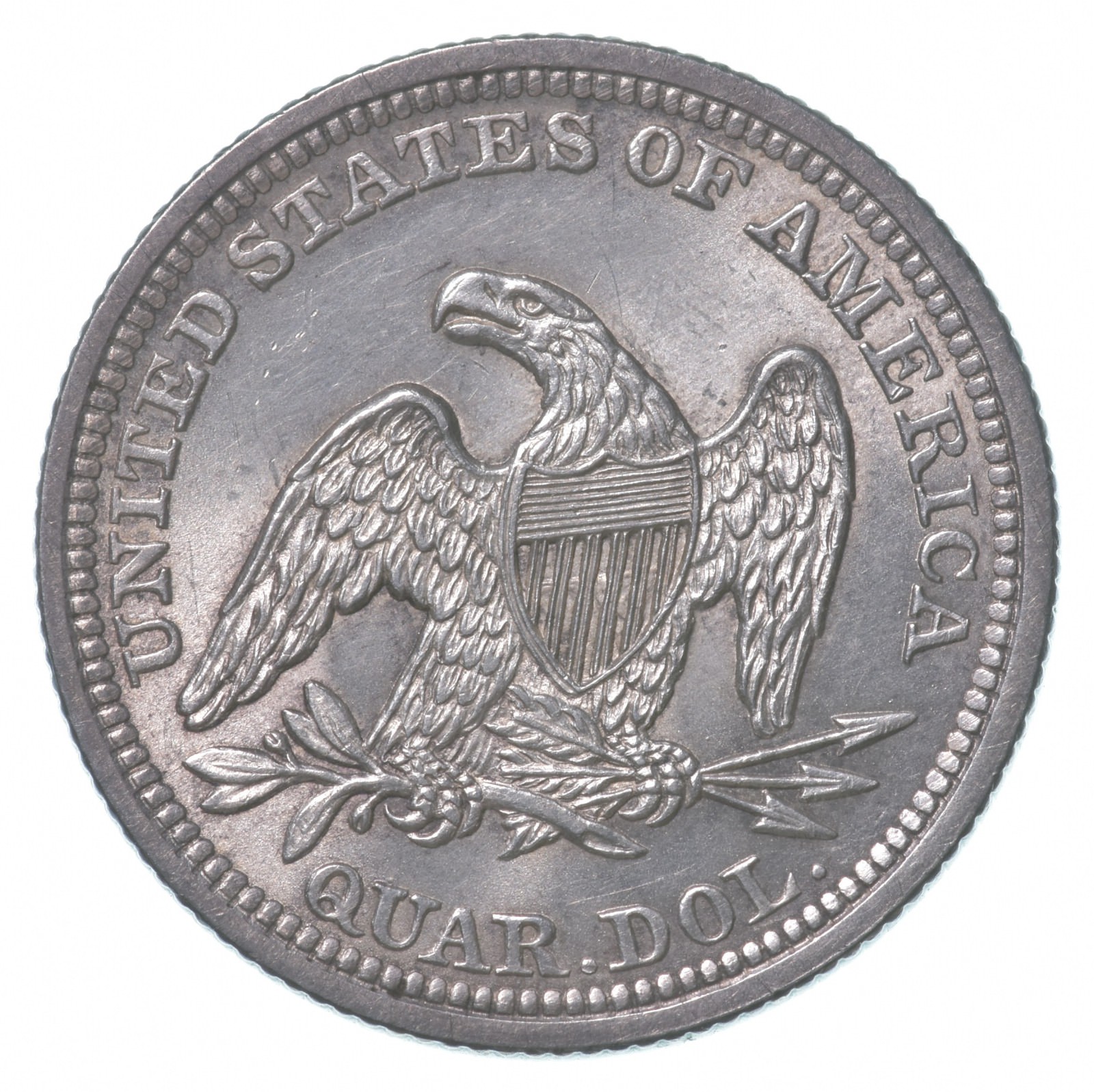 1855 Seated Liberty Quarter Arrows | Property Room