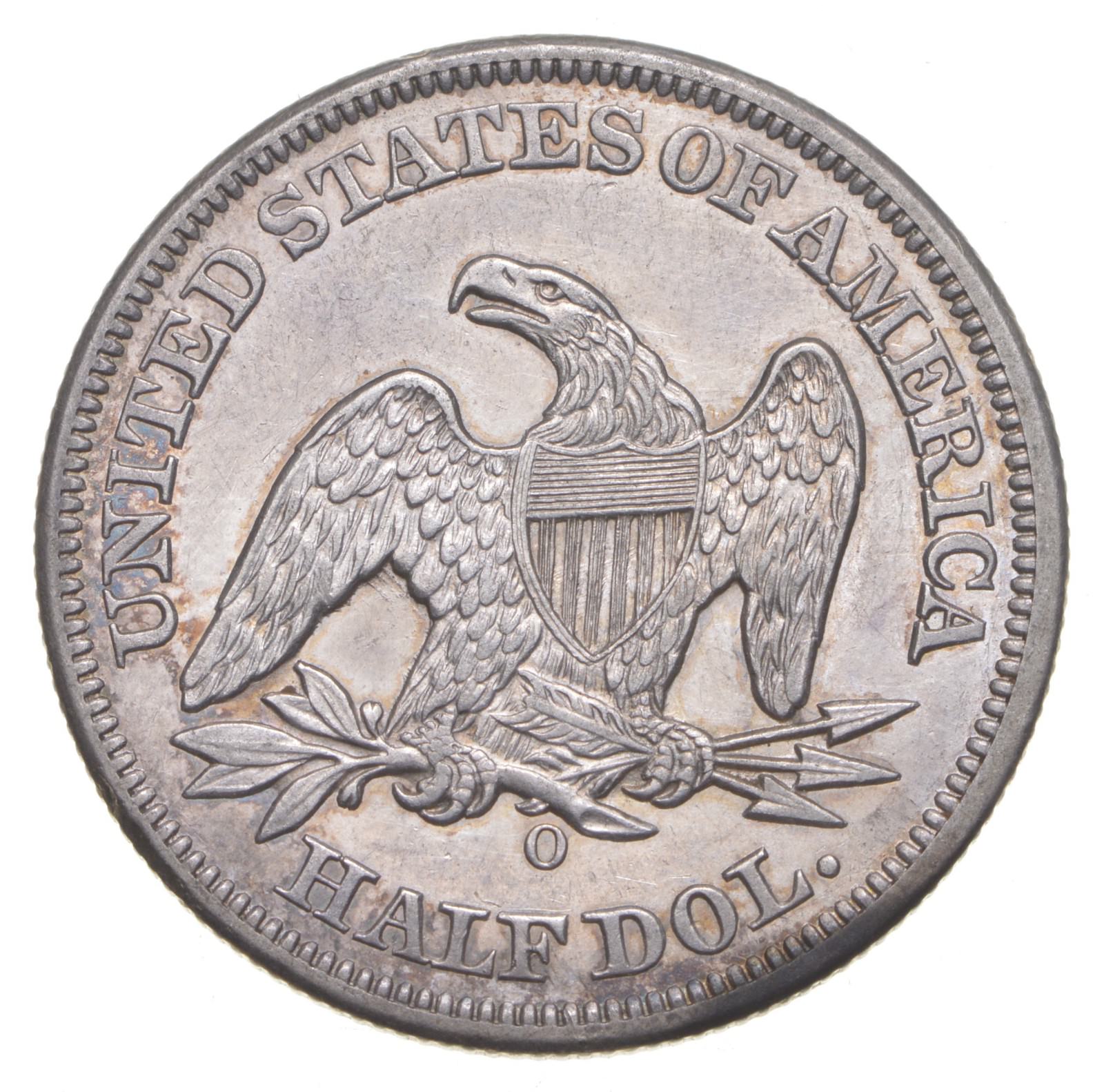 1858-O Seated Liberty Half Dollar | Property Room