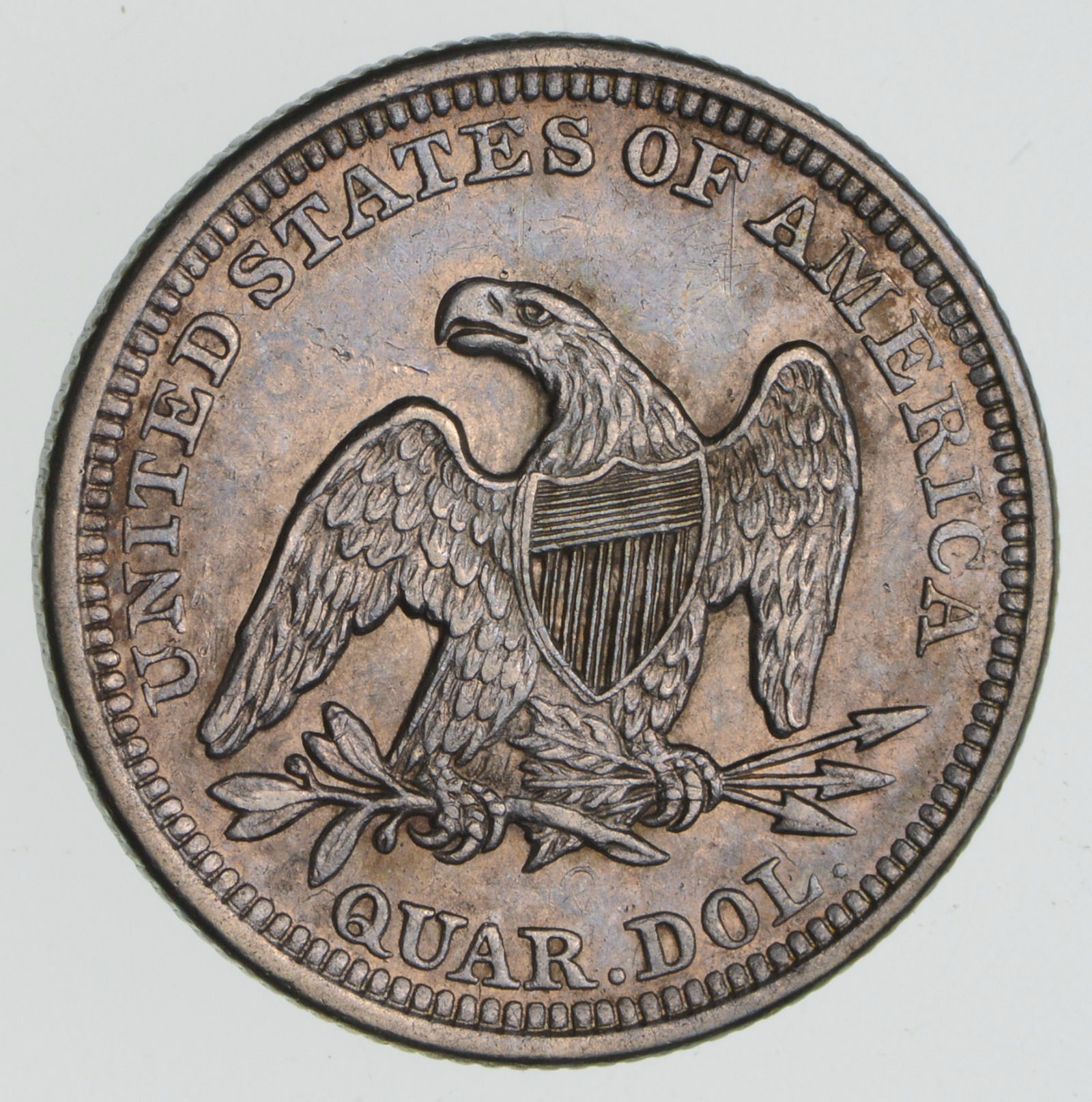 1860 Seated Liberty Quarter- Near Uncirculated | Property Room