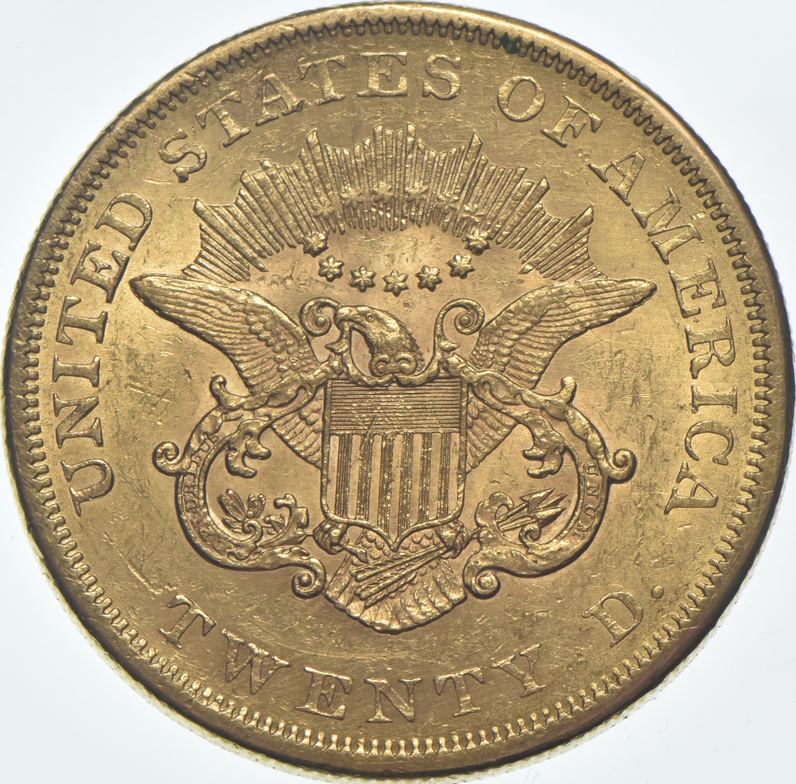 1861 $20 Liberty Head Gold Double Eagle | Property Room