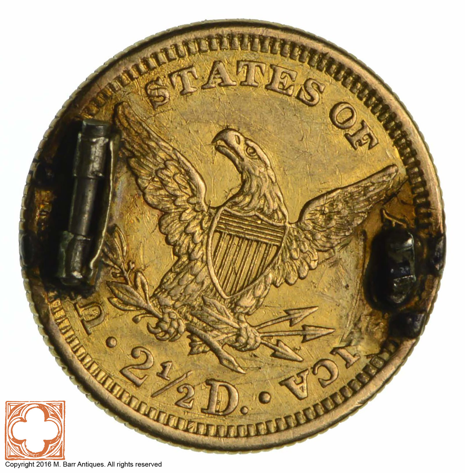 1861 $2.50 Liberty Head Gold Quarter Eagle | Property Room