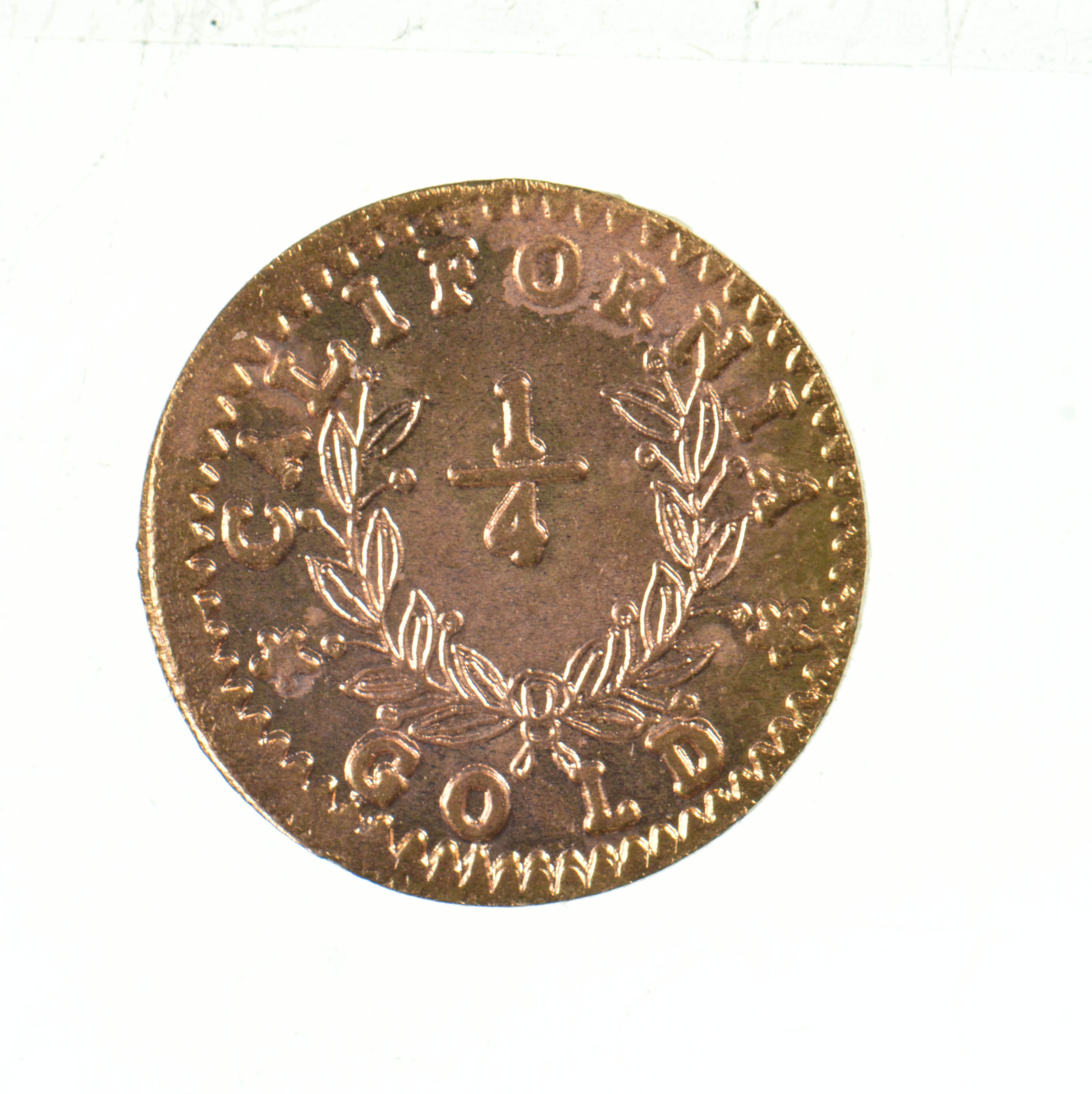 1861 Indian Head Round California Gold Rush Souvenir Token | Property Room