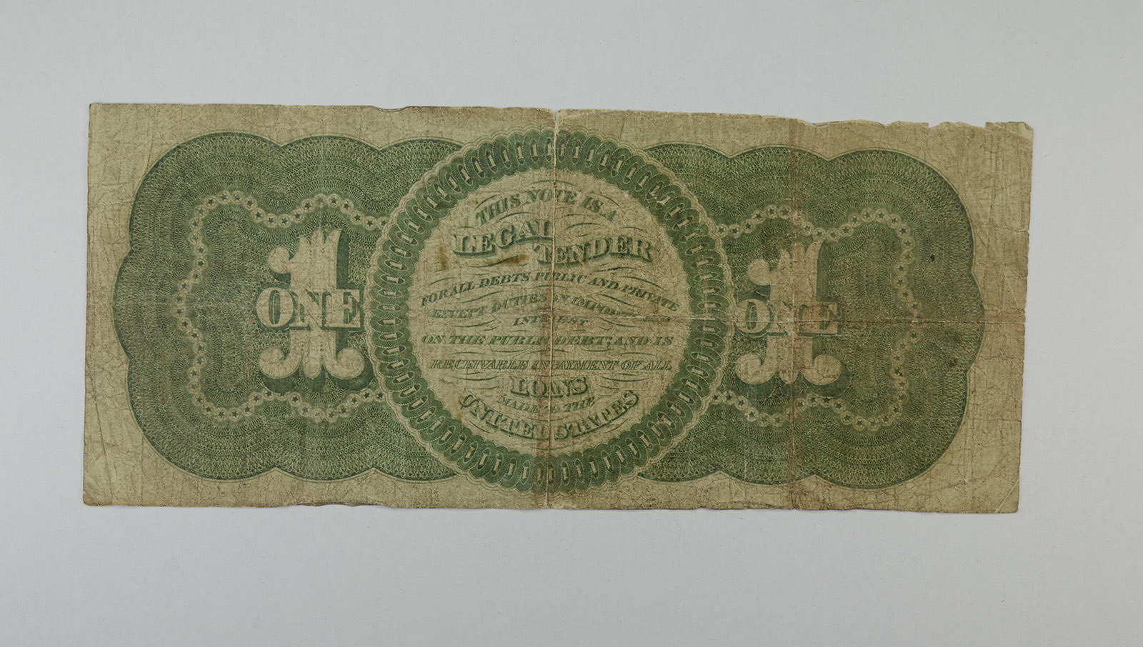 1862 $1.00 Legal Tender Issue Rare Large Size Note - Fr. 17a | Property ...