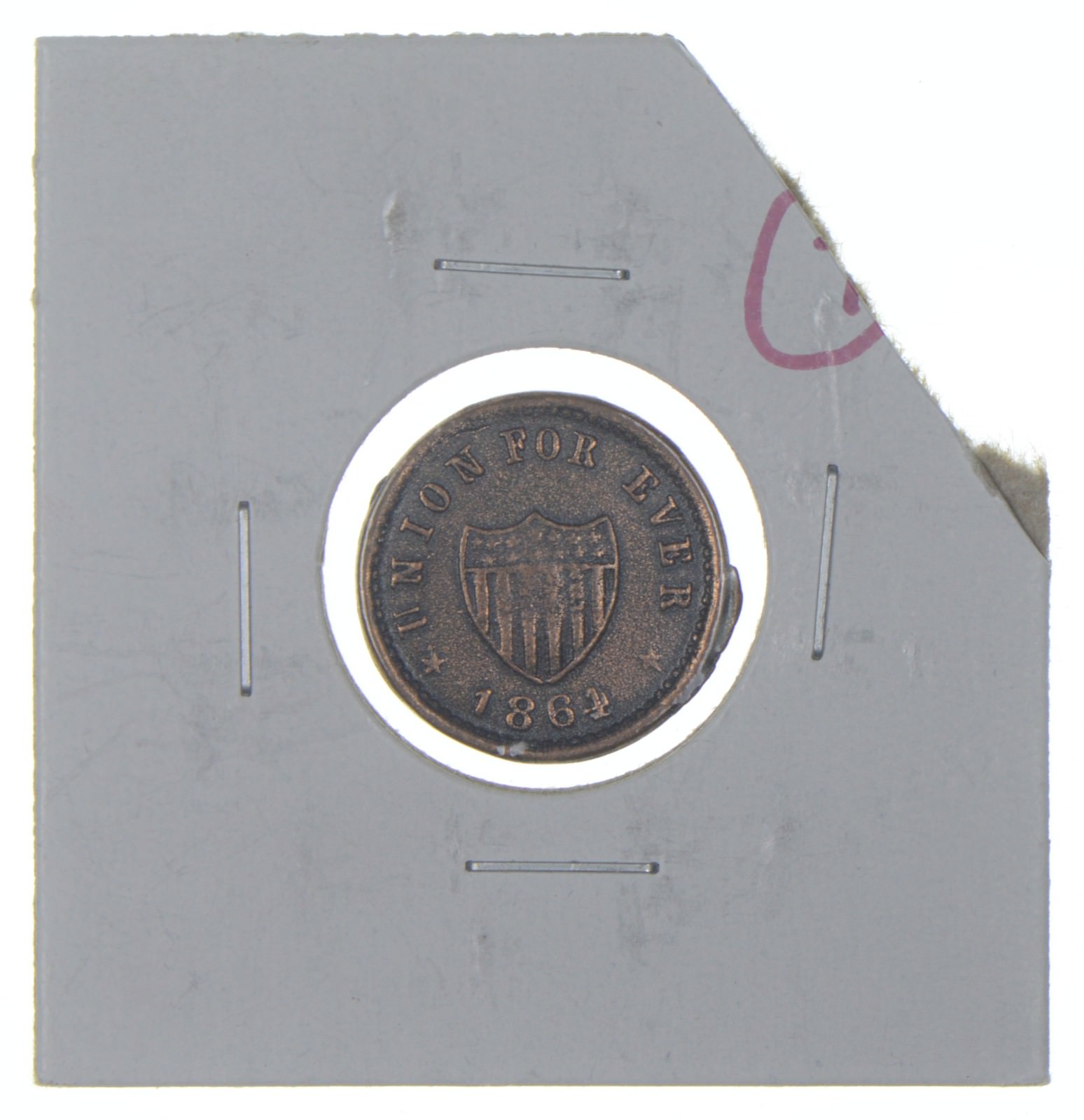 1864 Union For Ever Civil War Token | Property Room