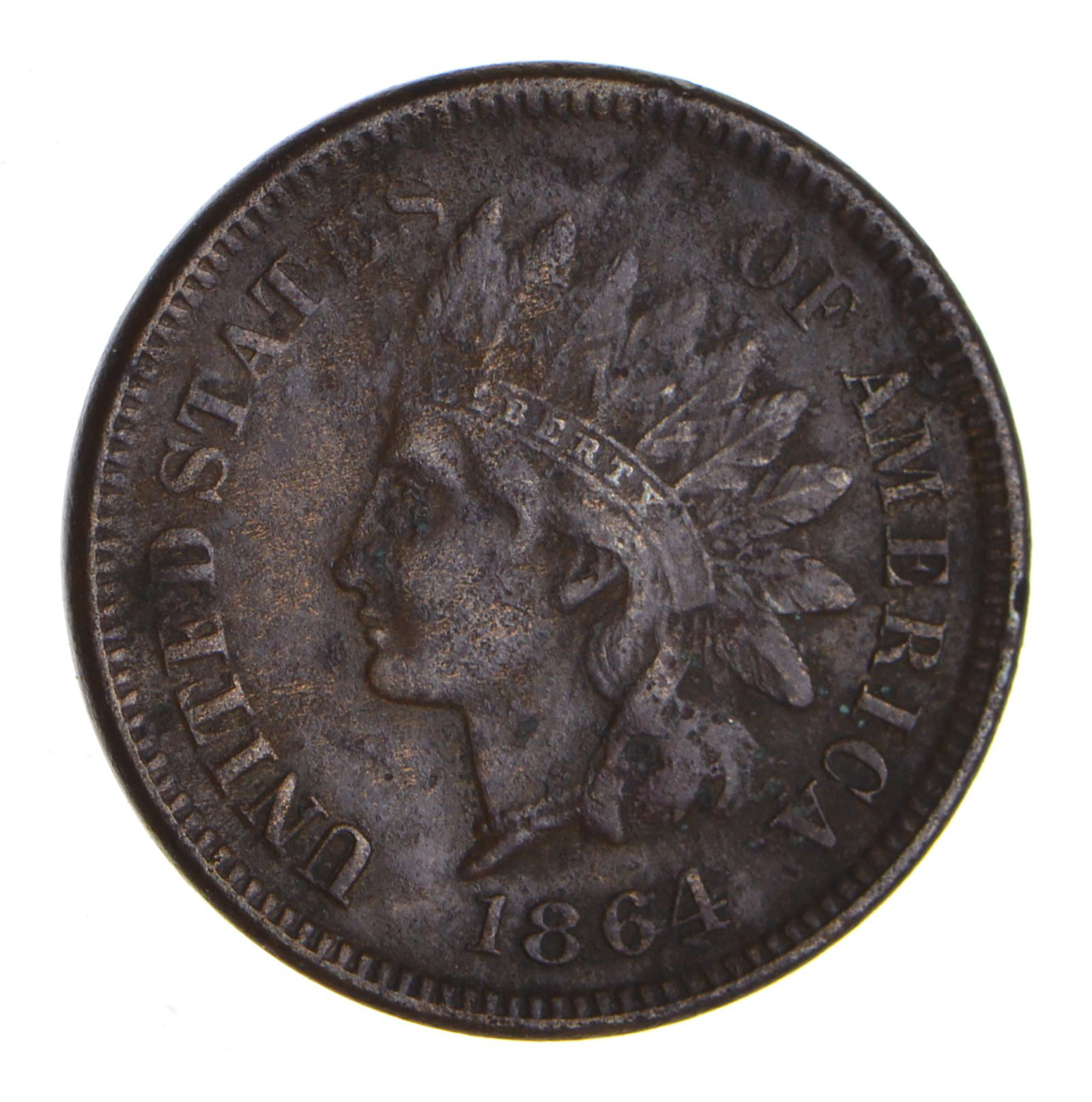1864-L Indian Head Cent - Circulated | Property Room