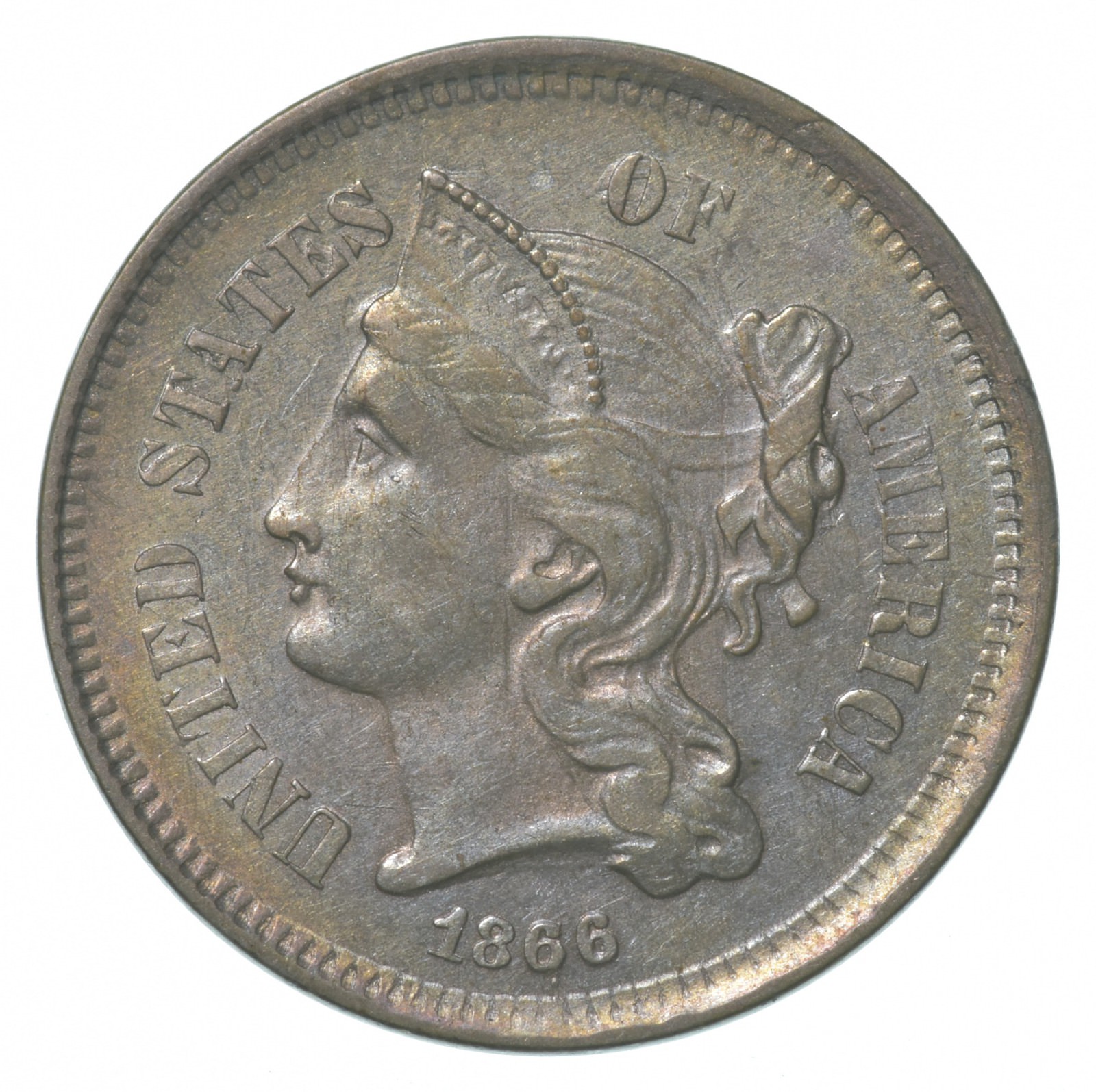 1866 Nickel Three-Cent Piece | Property Room